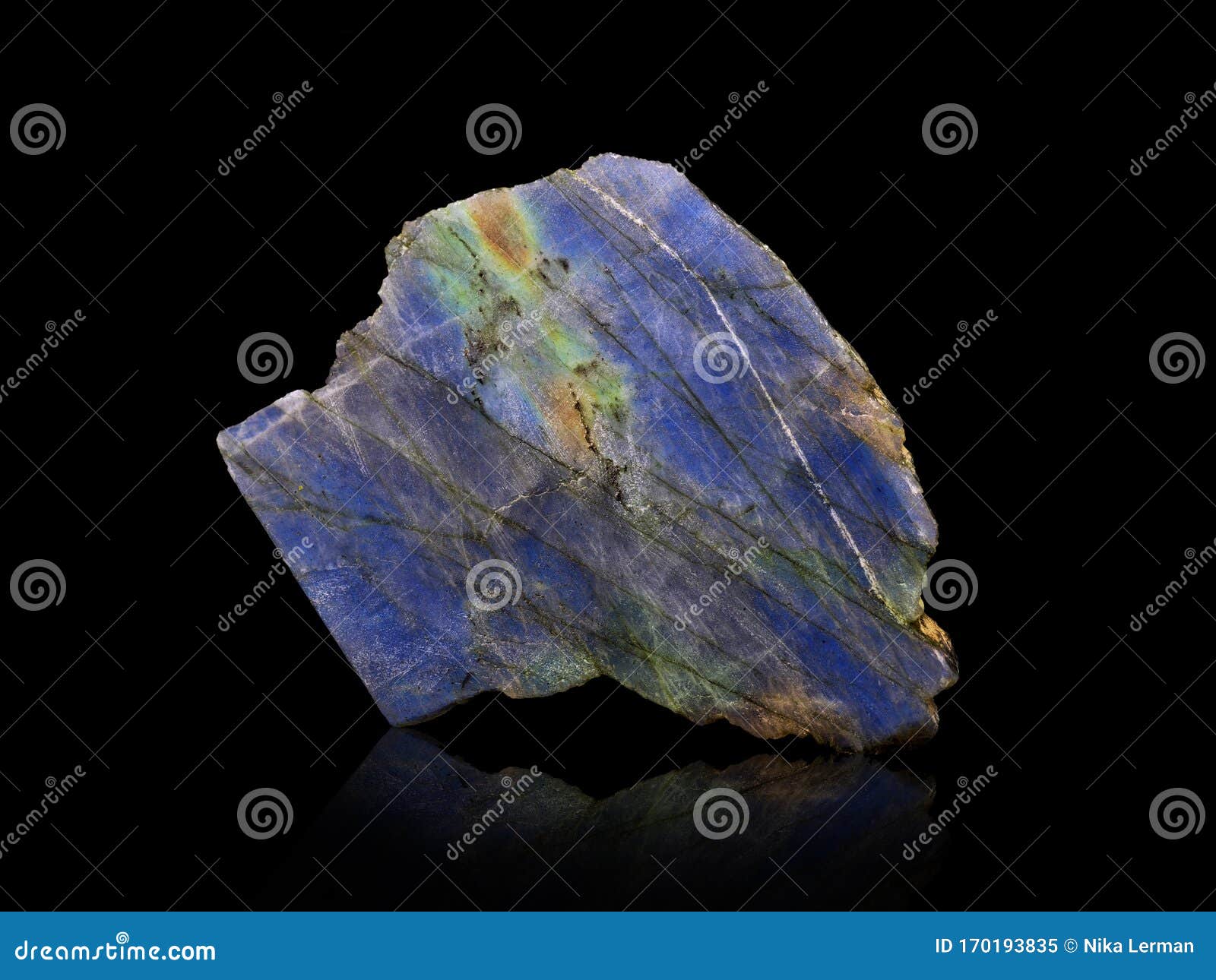 Rough cut labradorite stock image. Image of beautiful - 170193835