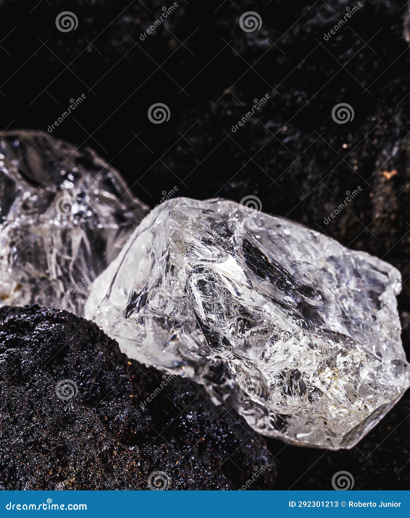 Rough Diamond, Precious Stone in Mines. Concept of Mining and ...