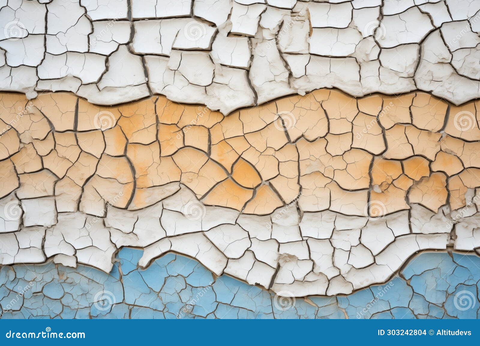 Rough Dry Mud Wall, Handcrafted Patterns Stock Illustration ...