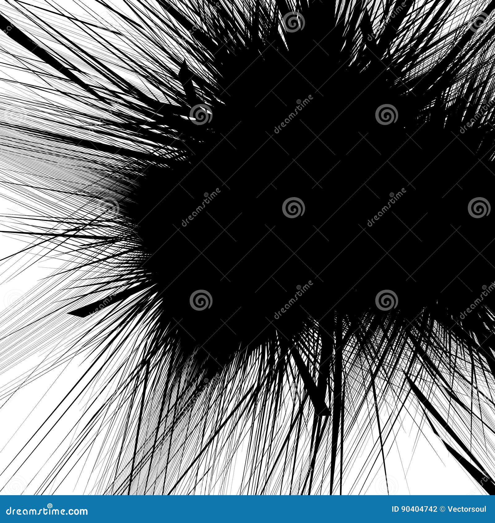 Rough, Edgy Texture of Random Distorted Shapes). Black and White Stock ...