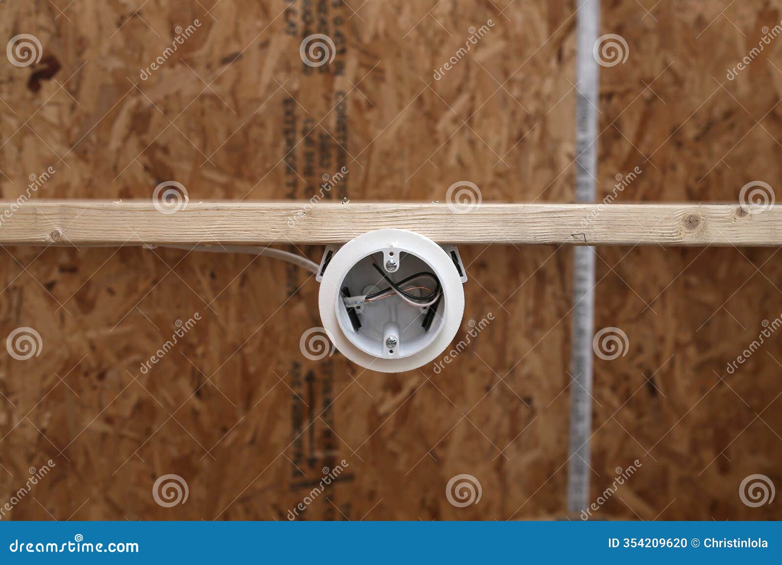 Rough in Electrical Light Fixture in New Construction Home Project ...