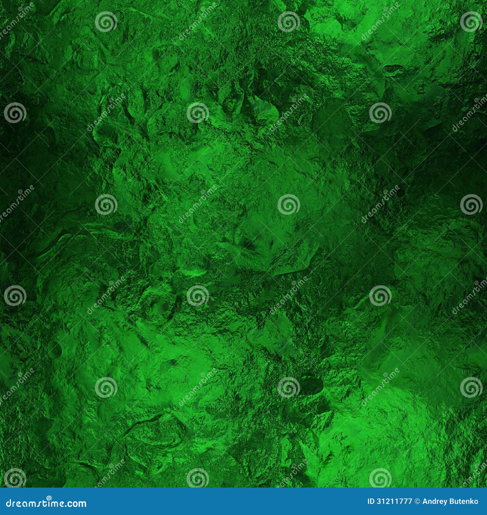 Rough emerald crystal stock illustration. Illustration of vibrant ...