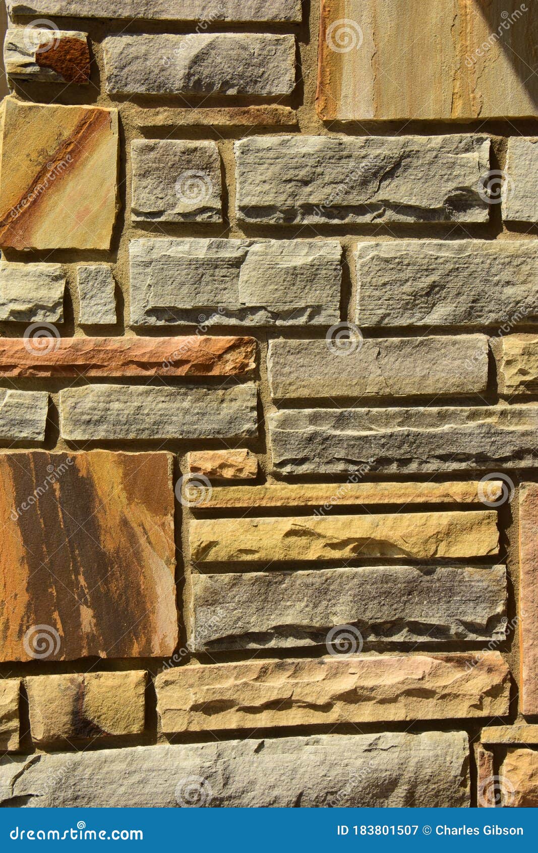 Rough faced stone wall stock image. Image of blockwork - 183801507