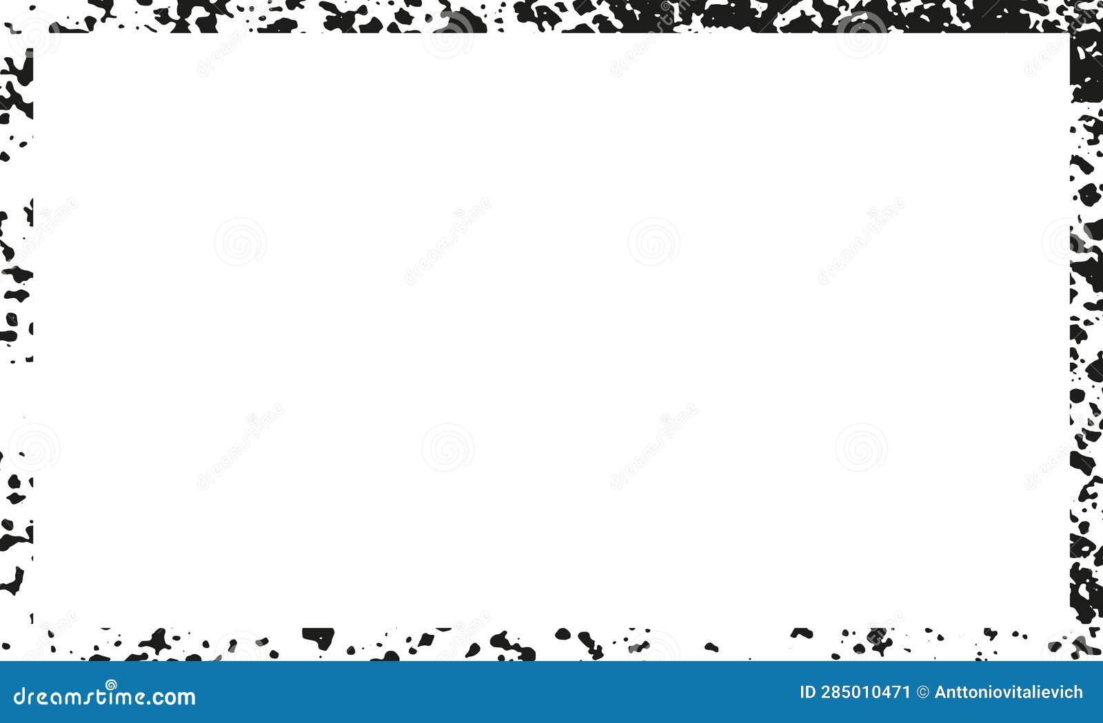 Rectangle Graffiti Spray Banner. Graphic Spray Paint Frame On ...