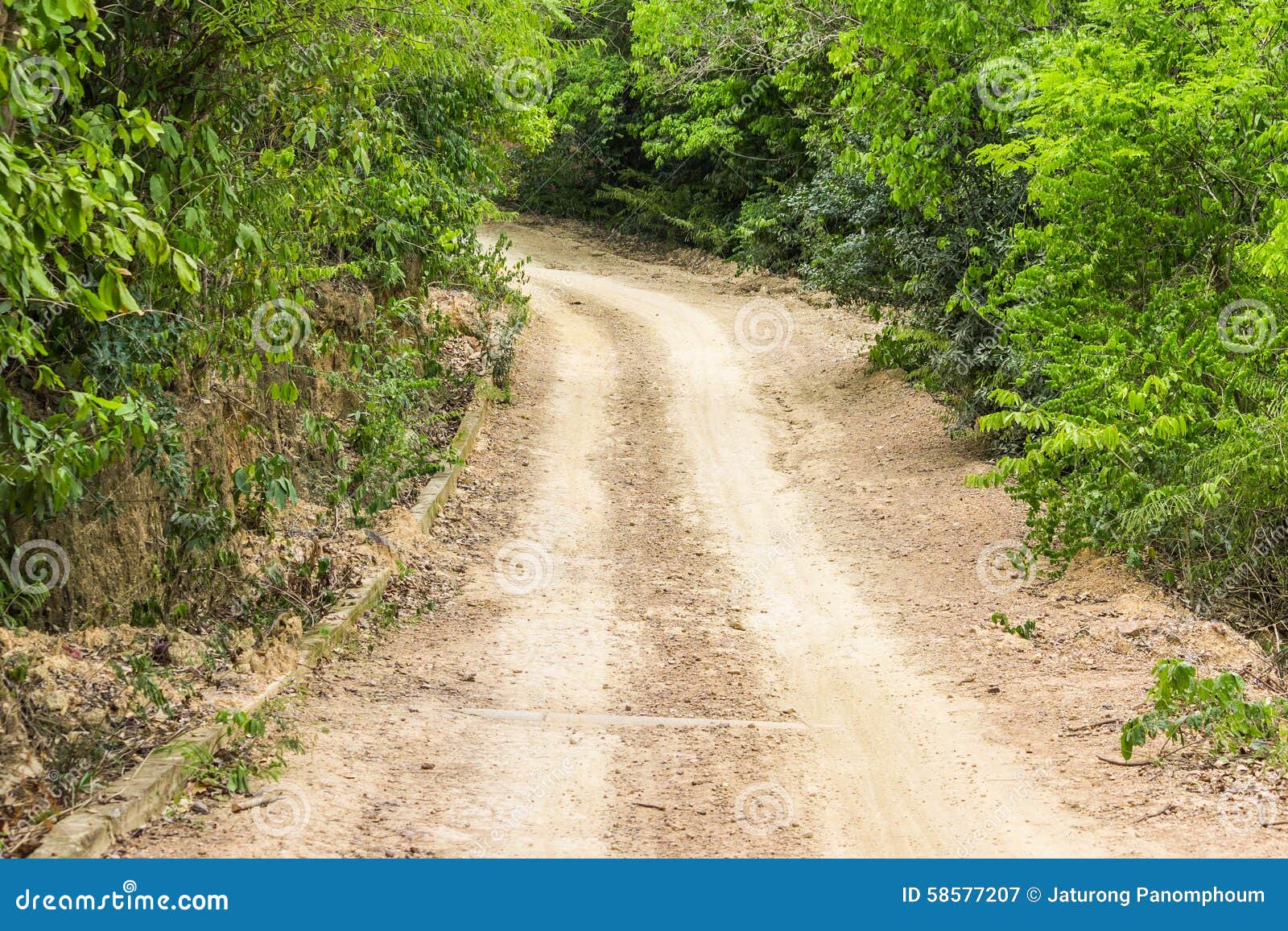 Rough gravel road stock image. Image of environment, scenic - 58577207
