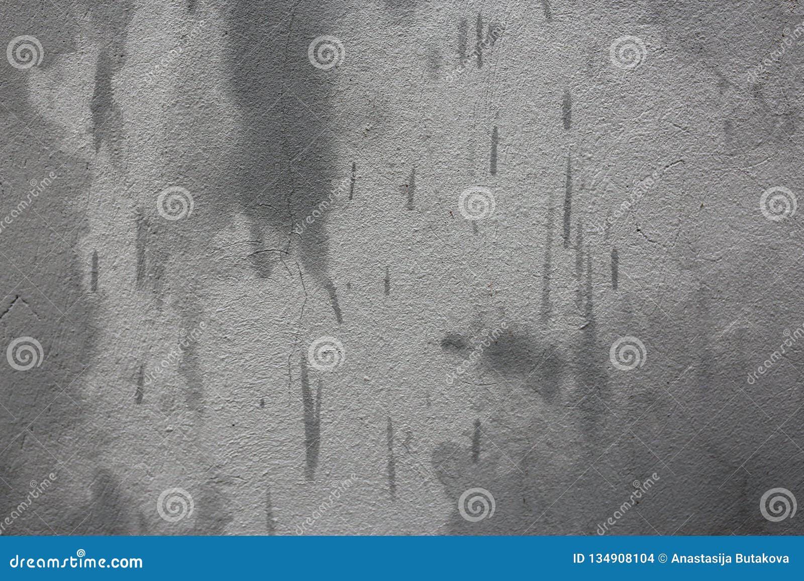 Rough Texture of a Old Gray Wet Wall with Rain Drops Stock Photo ...