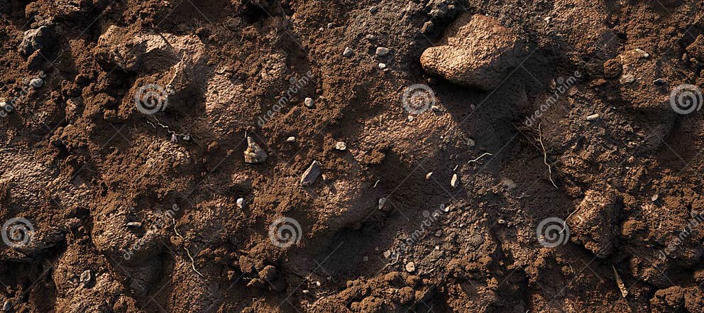 Rough Ground Texture Background with Small Rocks Stock Illustration ...