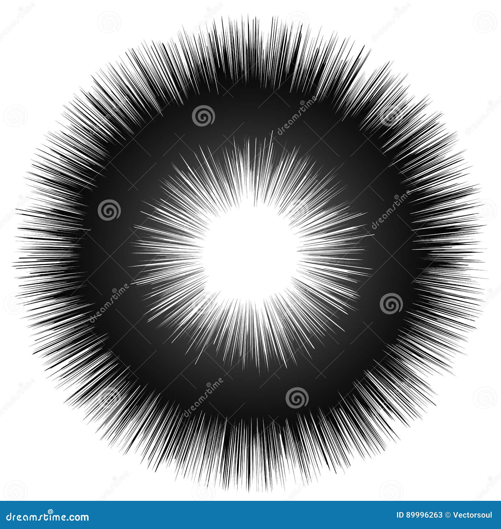 Rough Grungy Abstract Circle Element, Circular Distorted Ring, D Stock ...