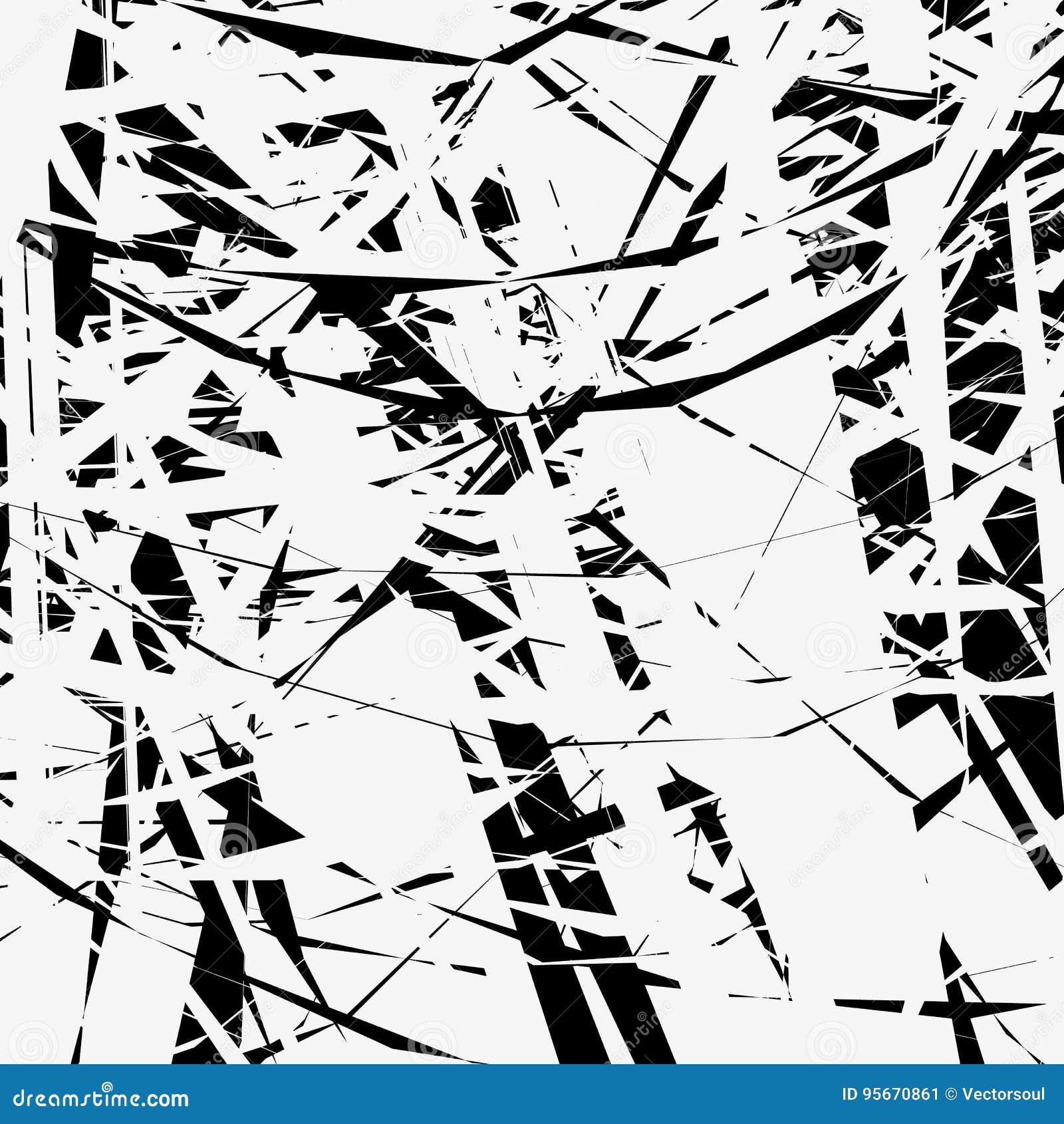 Rough, Grungy Abstract Pattern or Texture with Random Composition of ...