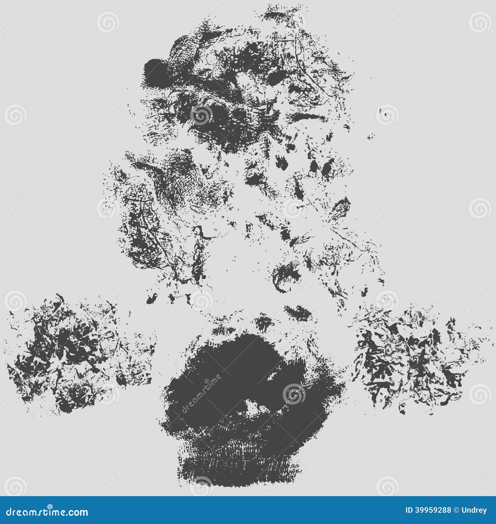 Rough Hatching Vintage Drawing Of The Gaslamp Cartoon Vector ...