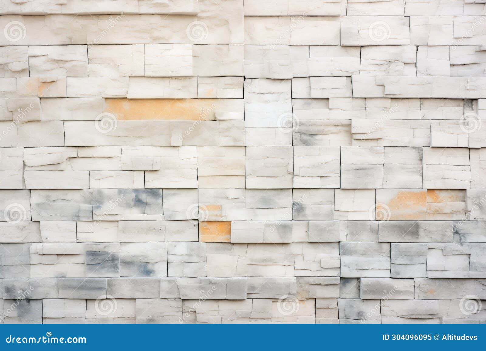 Rough-hewn Limestone Blocks, Consistent Pattern Stock Illustration ...