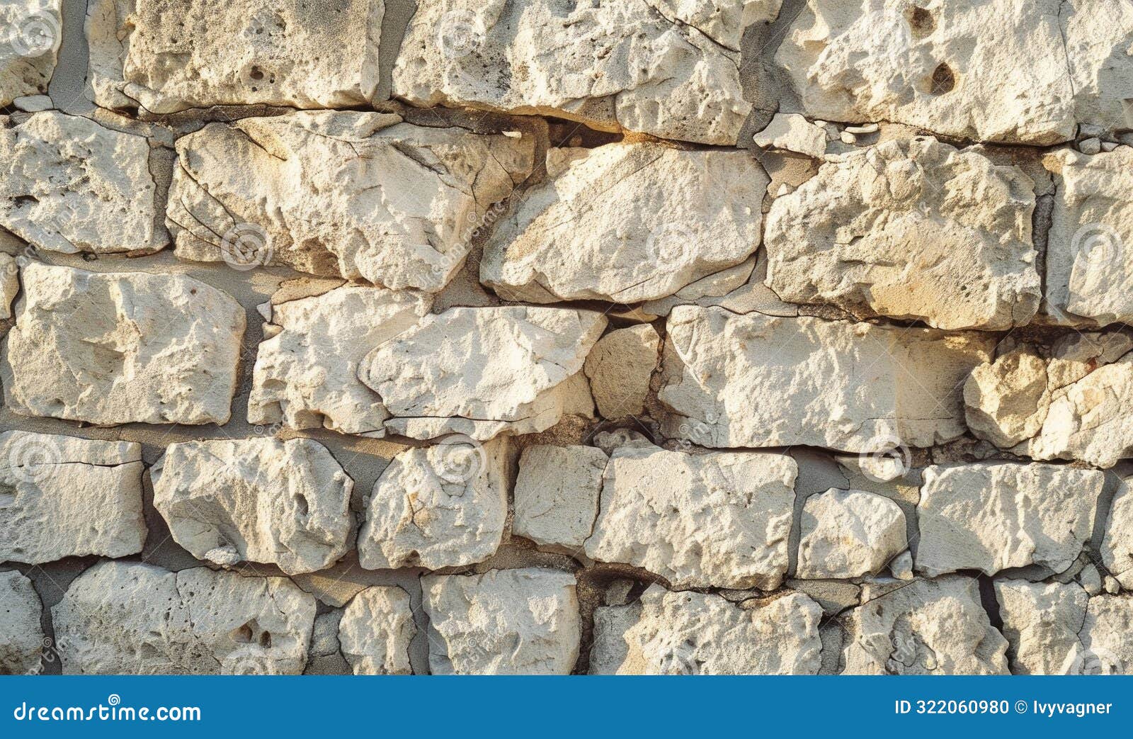 Rough-hewn limestone wall stock photo. Image of brick - 322060980
