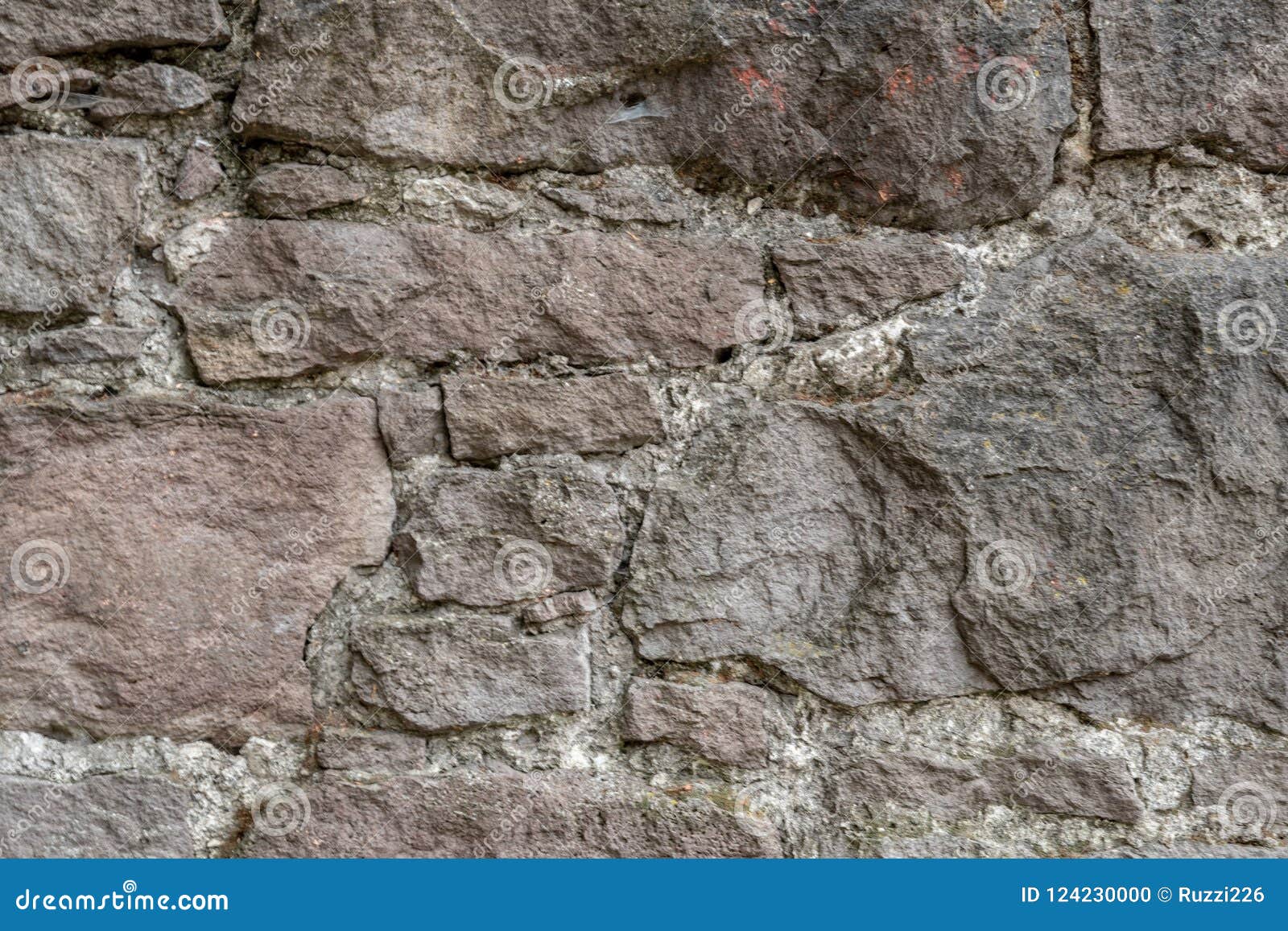A stone wall stock photo. Image of granite, clay, facade - 124230000