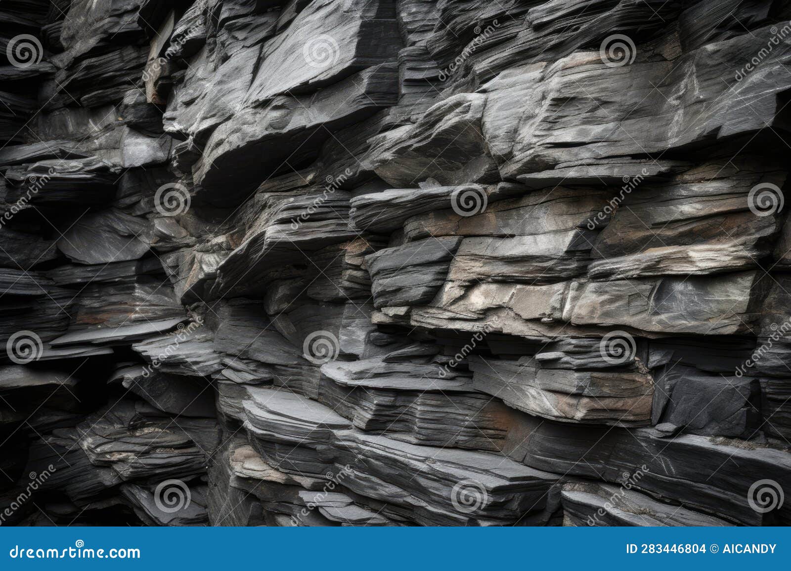 Rough and Irregular Grey Slate with Rugged Surface and Bold Texture ...