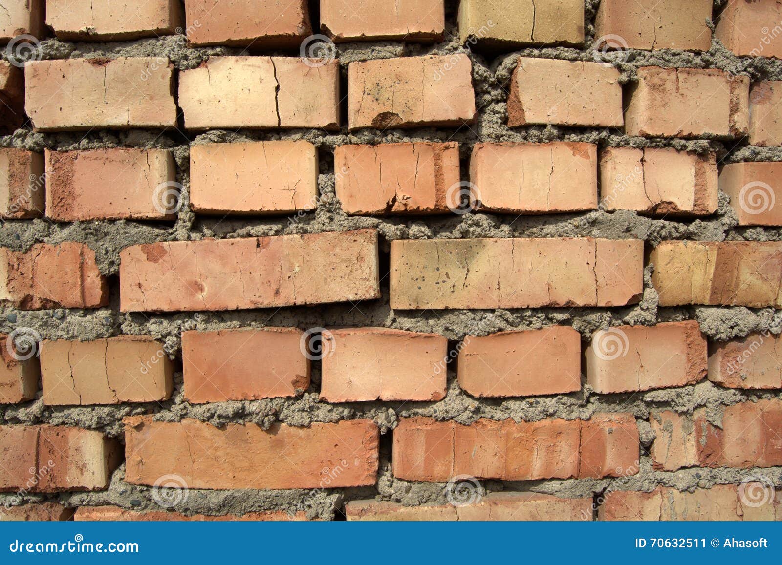 Rough Masonry Brick Wall stock image. Image of surface - 70632511