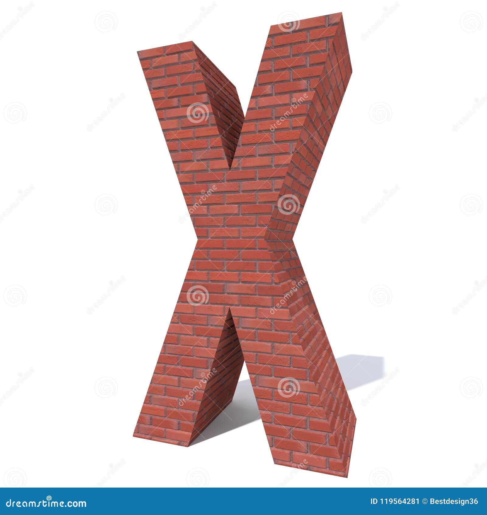 Rough Masonry Constructed Font or Type Stock Illustration ...
