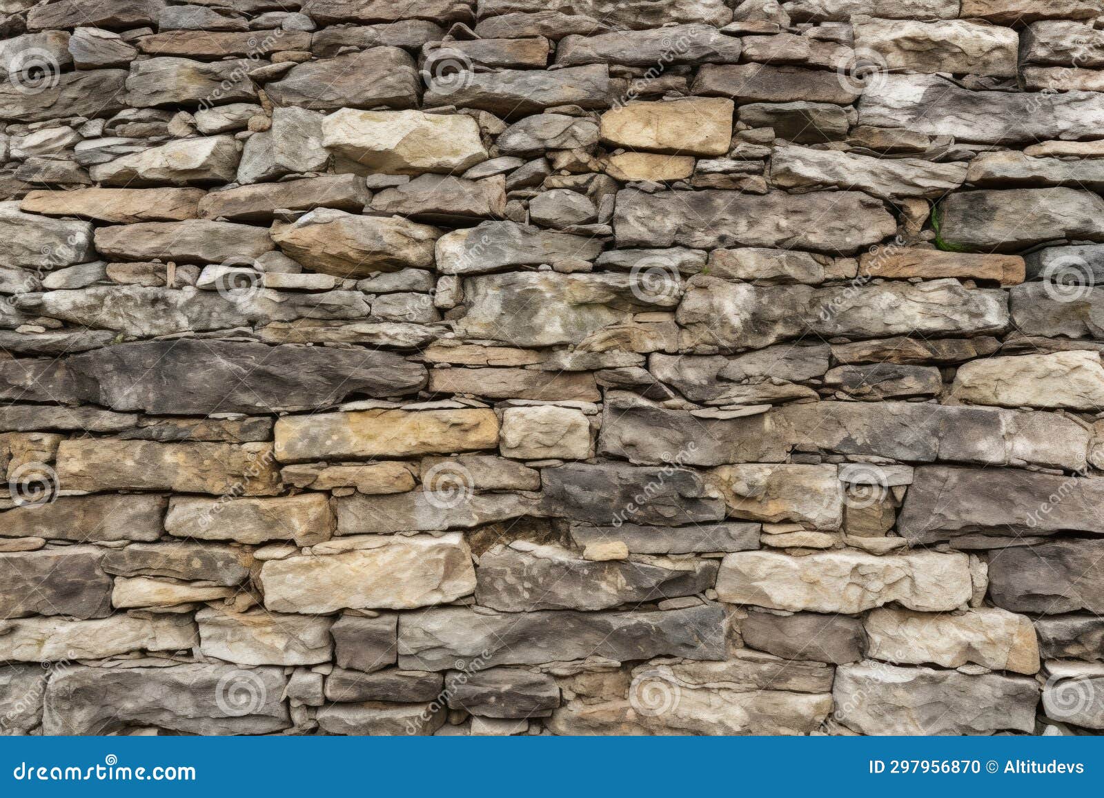 Rough natural stone wall stock photo. Image of material - 297956870