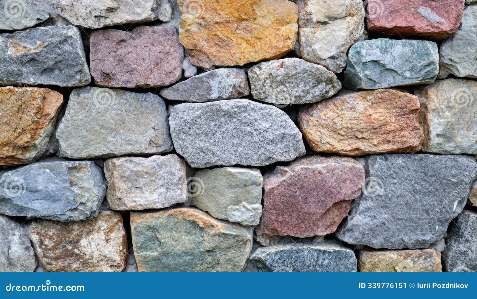 Rough Natural Stone Wall Forming a Background Texture Stock Image ...
