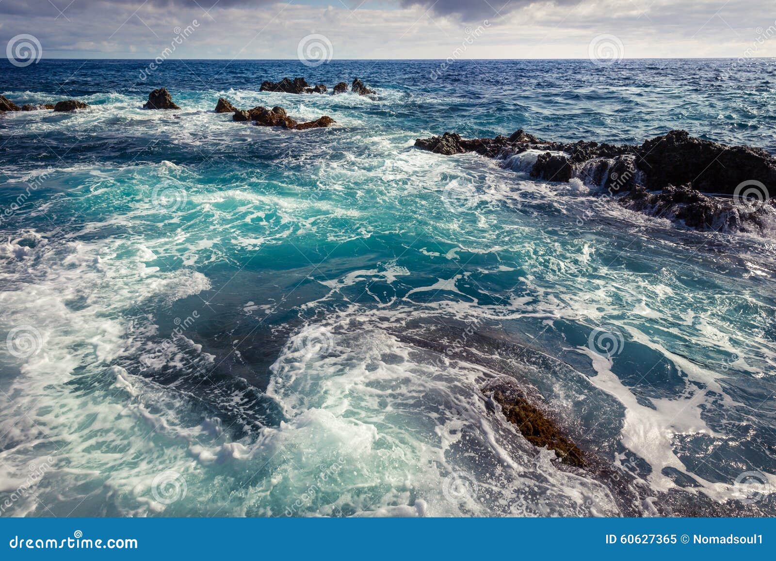 Rough ocean stock image. Image of ocean, marine, clear - 60627365