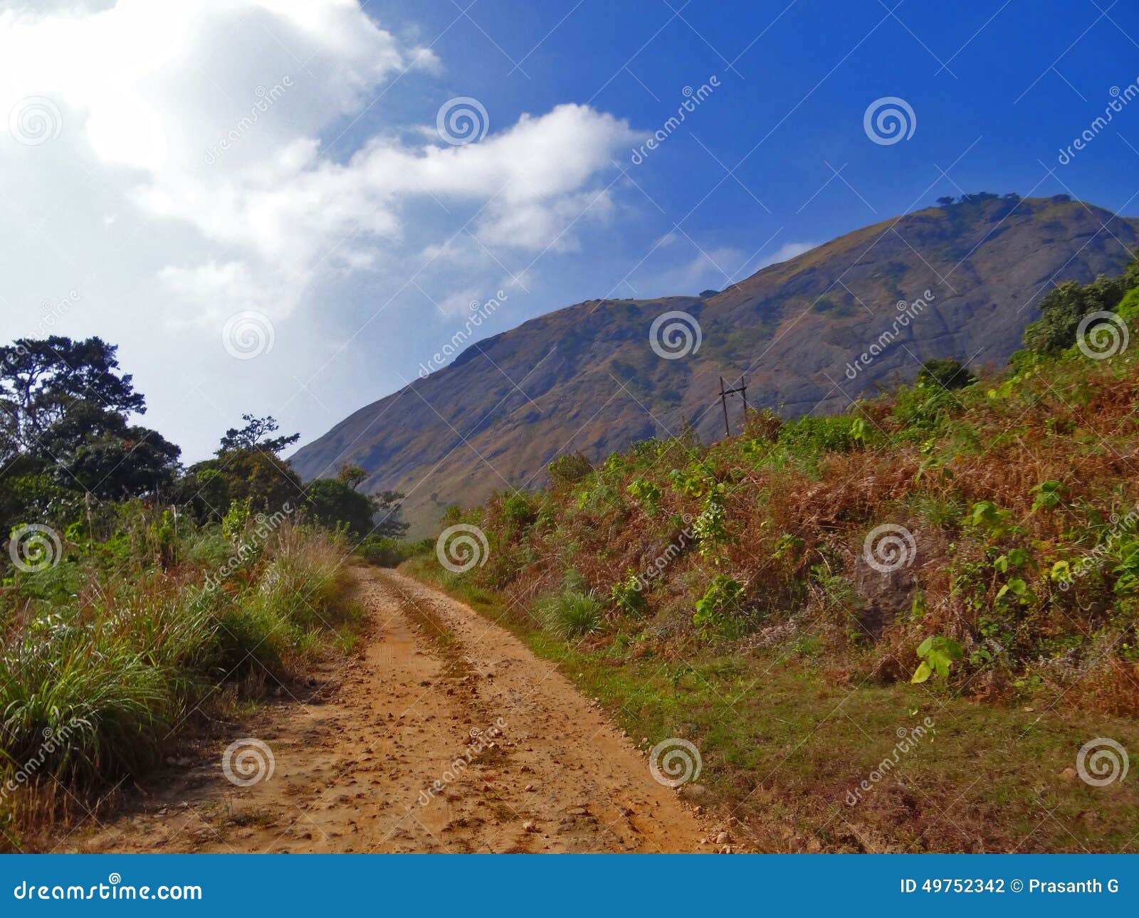 Rough path to mountain stock photo. Image of trekking - 49752342