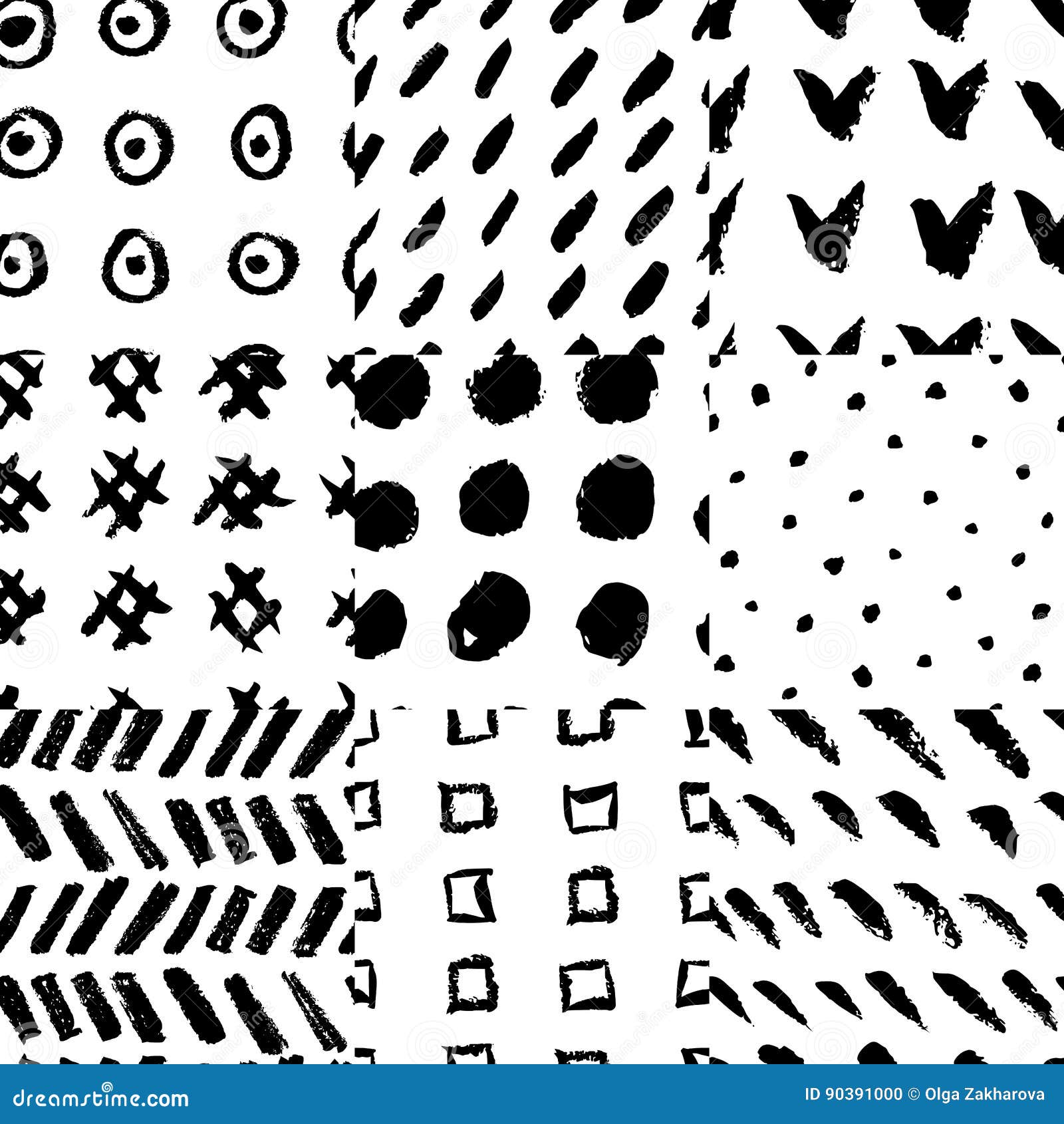 Rough Pattern stock vector. Illustration of pattern, fabric - 90391000