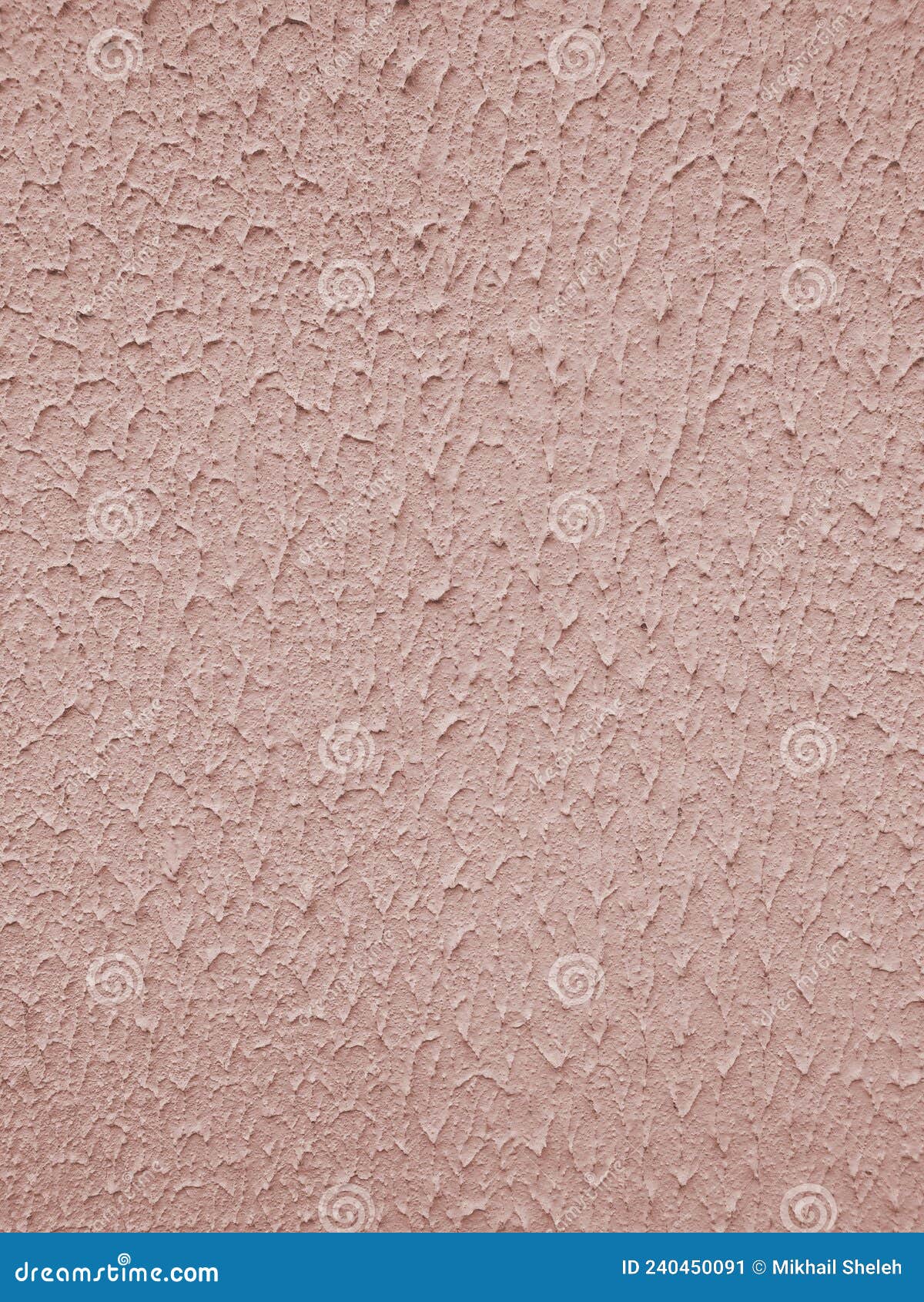 Rough Pink Plaster Surface on the Wall of the Building Stock Image ...