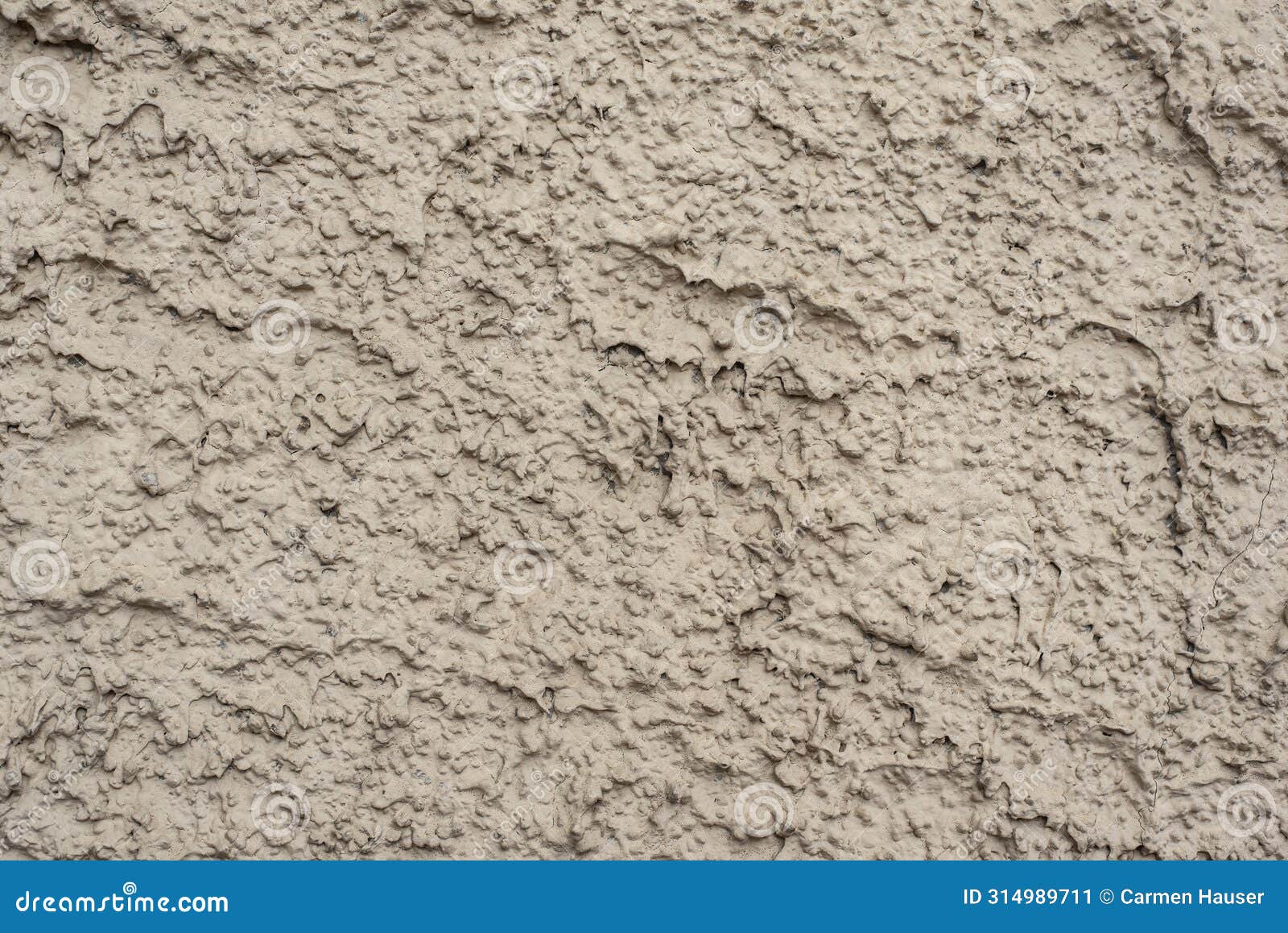 Rough Plaster at the Facade of a Building Stock Image - Image of rustic ...
