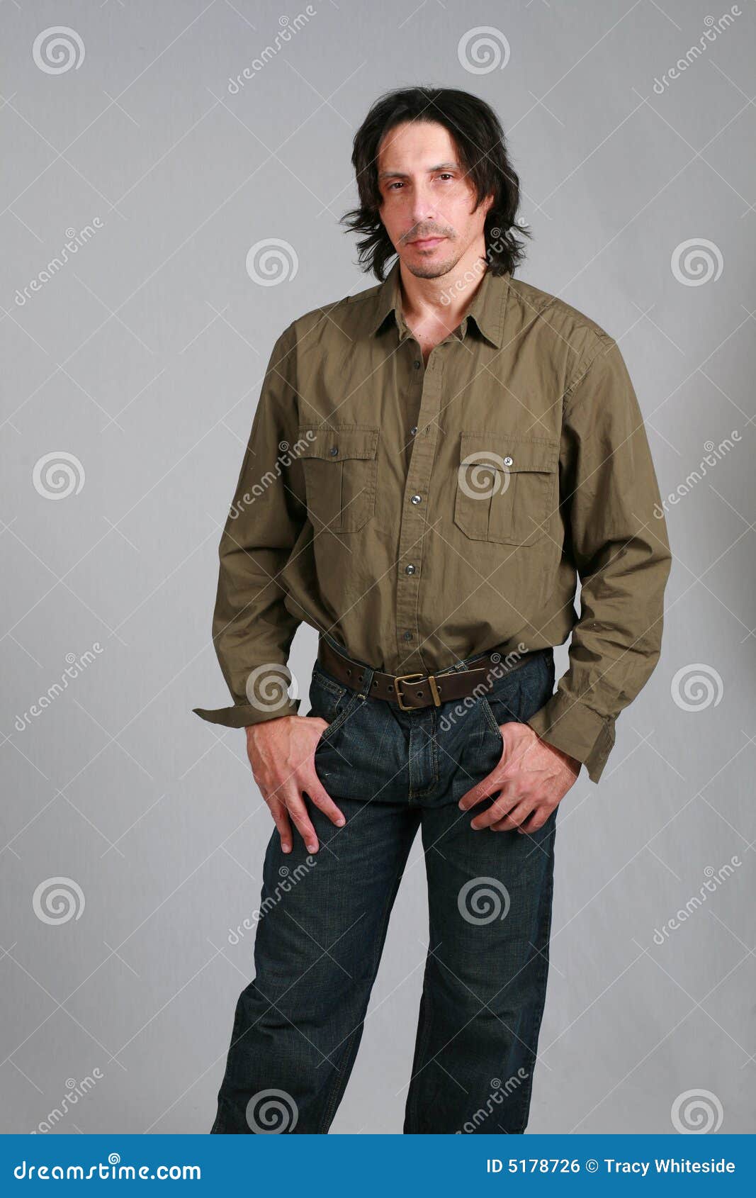 Rough and Ready stock photo. Image of casual, macho, jeans - 5178726