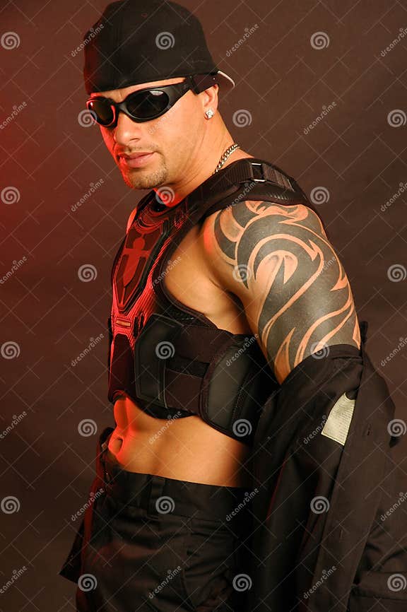 Rough rider stock image. Image of vest, dude, protection - 765111