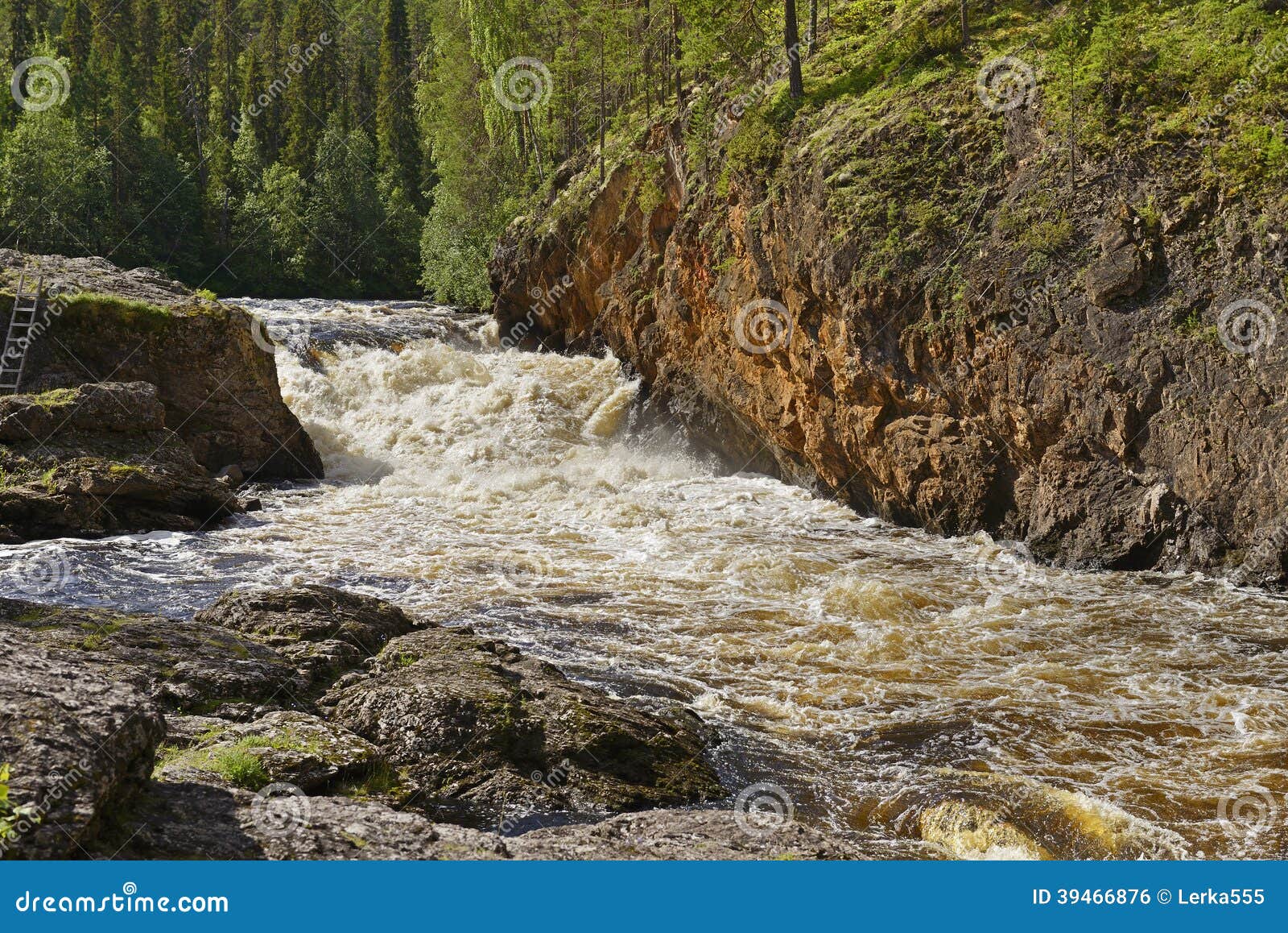 Rough river with rapids stock photo. Image of rock, nature - 39466876