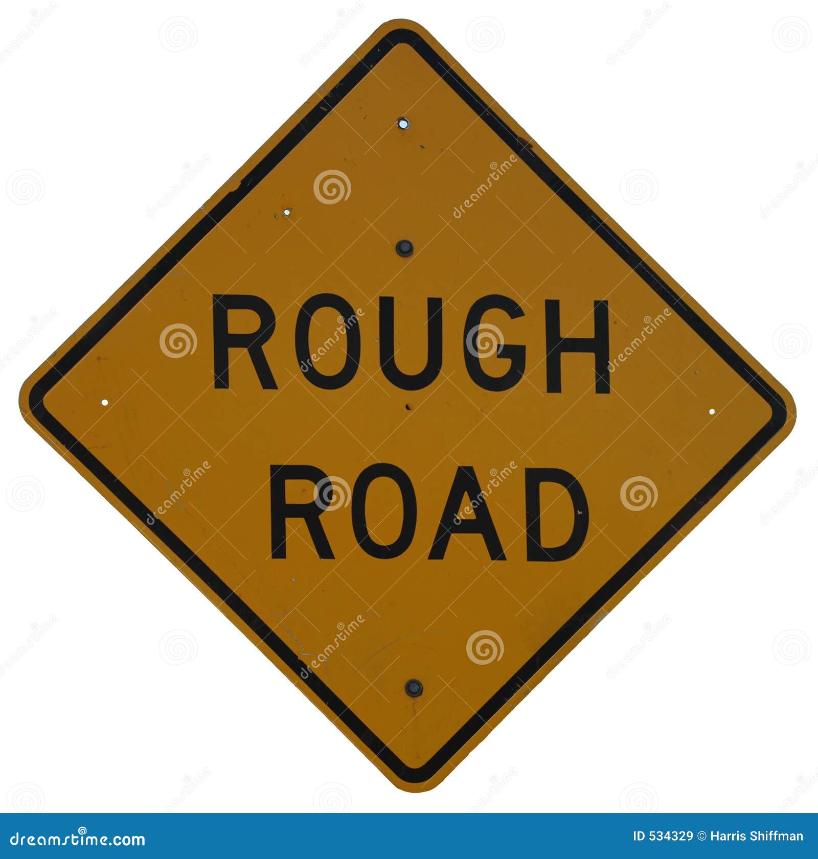 Rough Road Sign Stock Photo | CartoonDealer.com #56909874