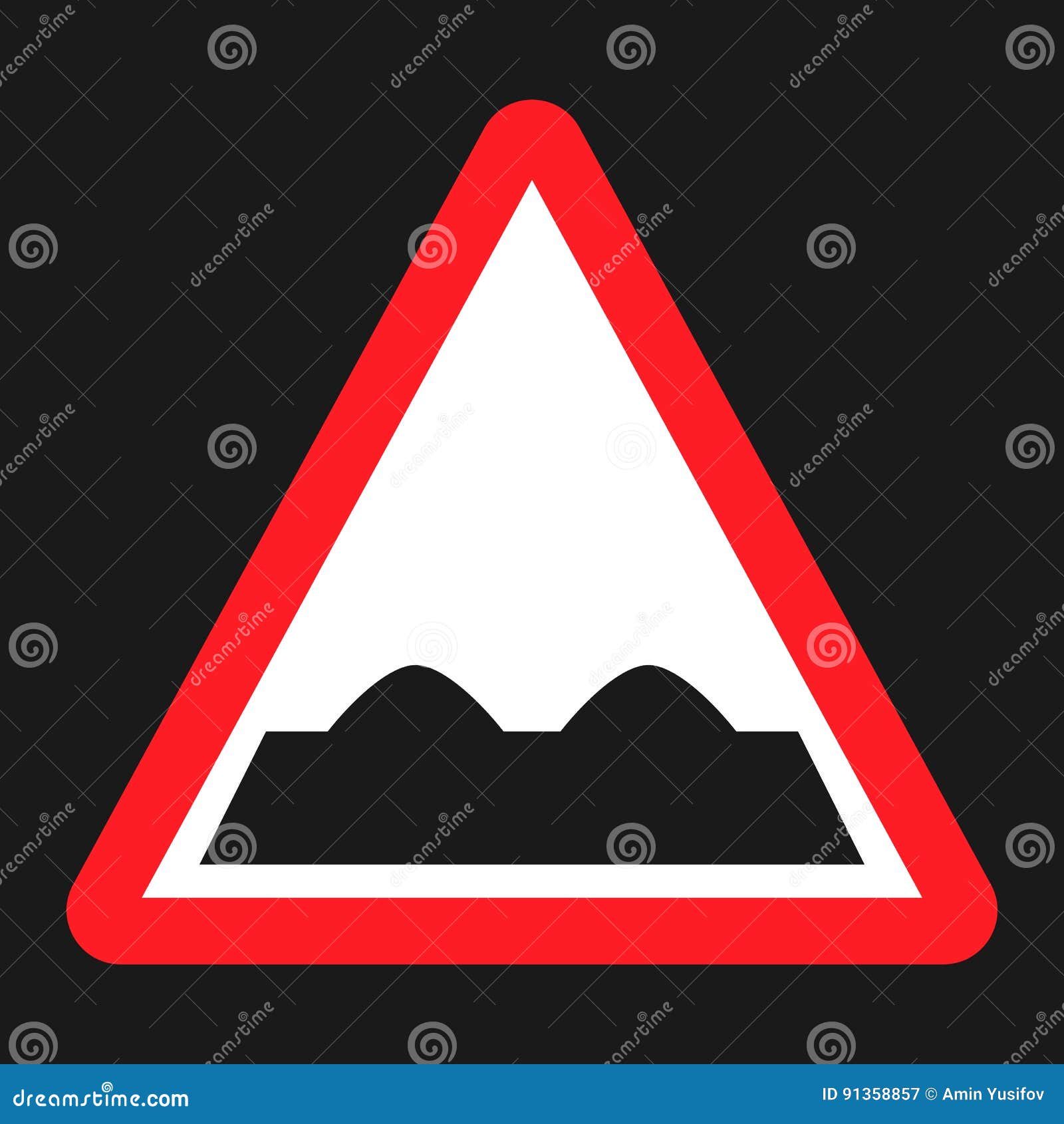 Rough Road Sign Stock Illustrations – 1,406 Rough Road Sign Stock ...
