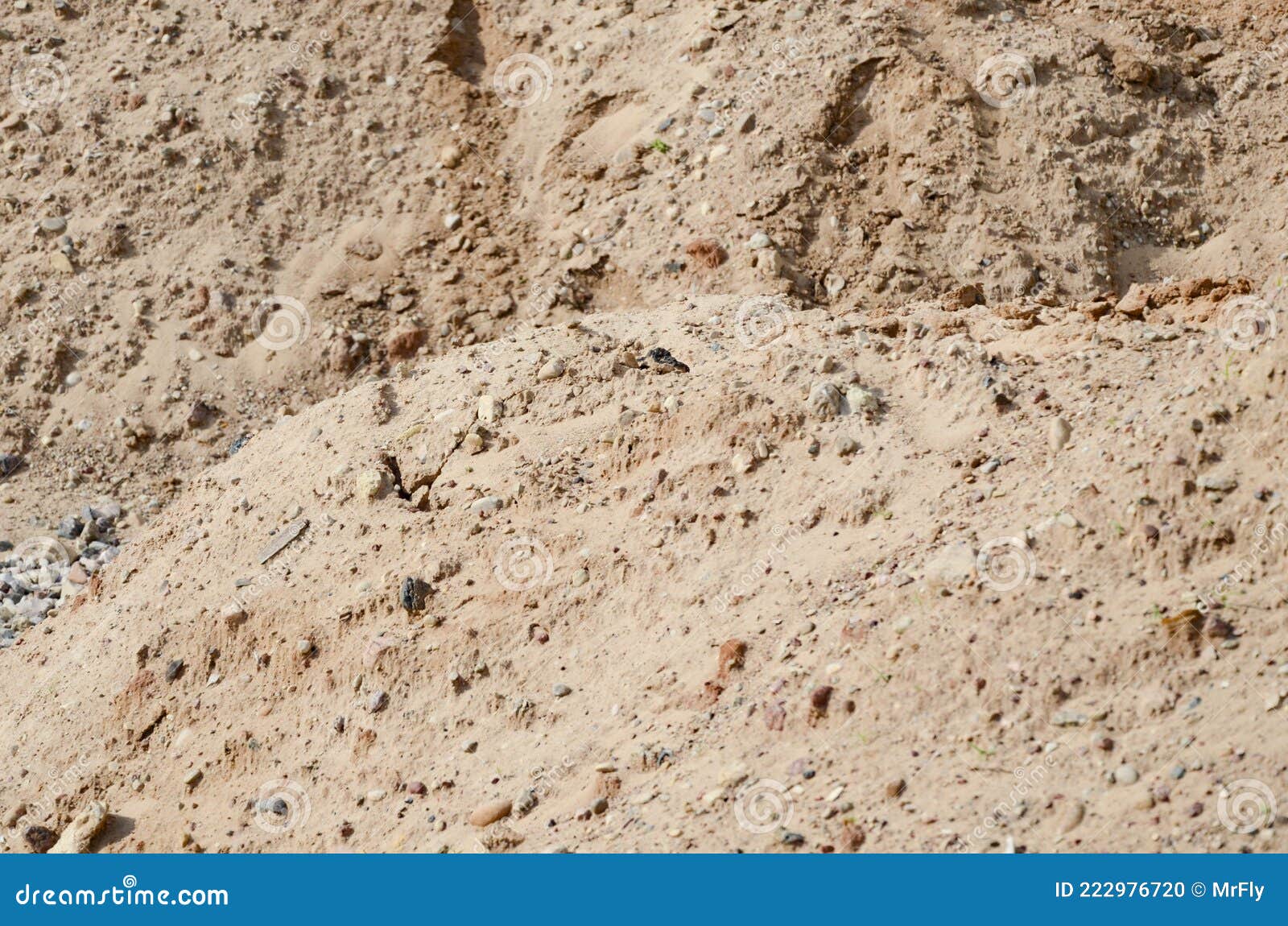 Rough Sand and Rocks Background Texture Stock Photo - Image of view ...
