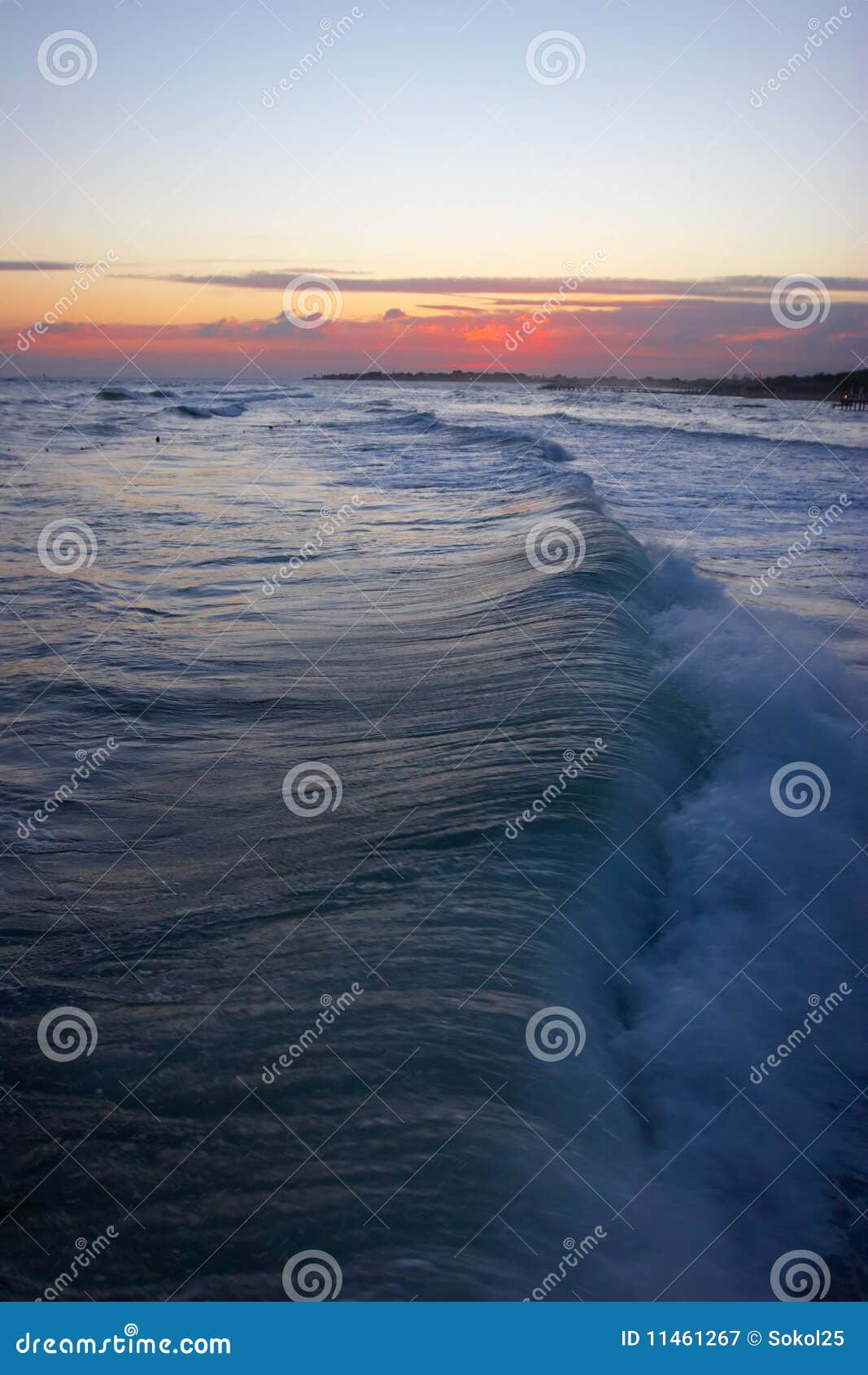 The rough sea stock image. Image of mediterranean, sunset - 11461267