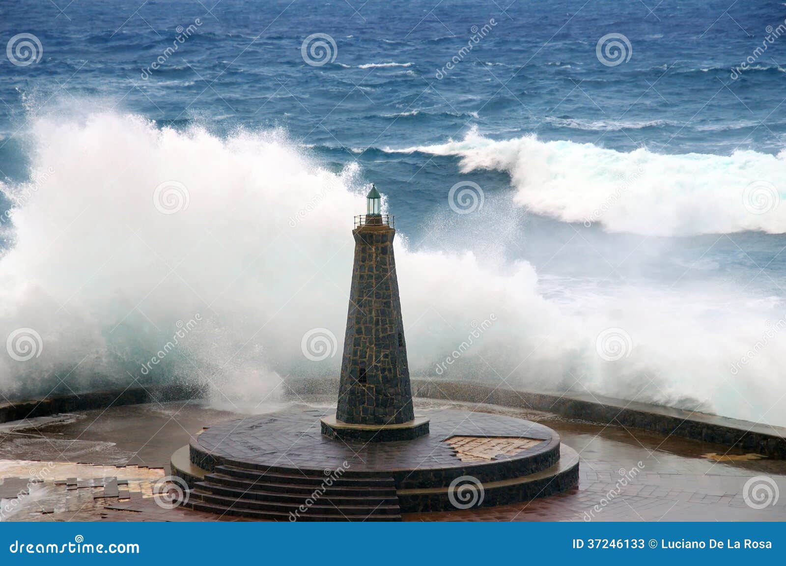 Rough Sea with Dangerous Waves Stock Image - Image of marine, disaster ...