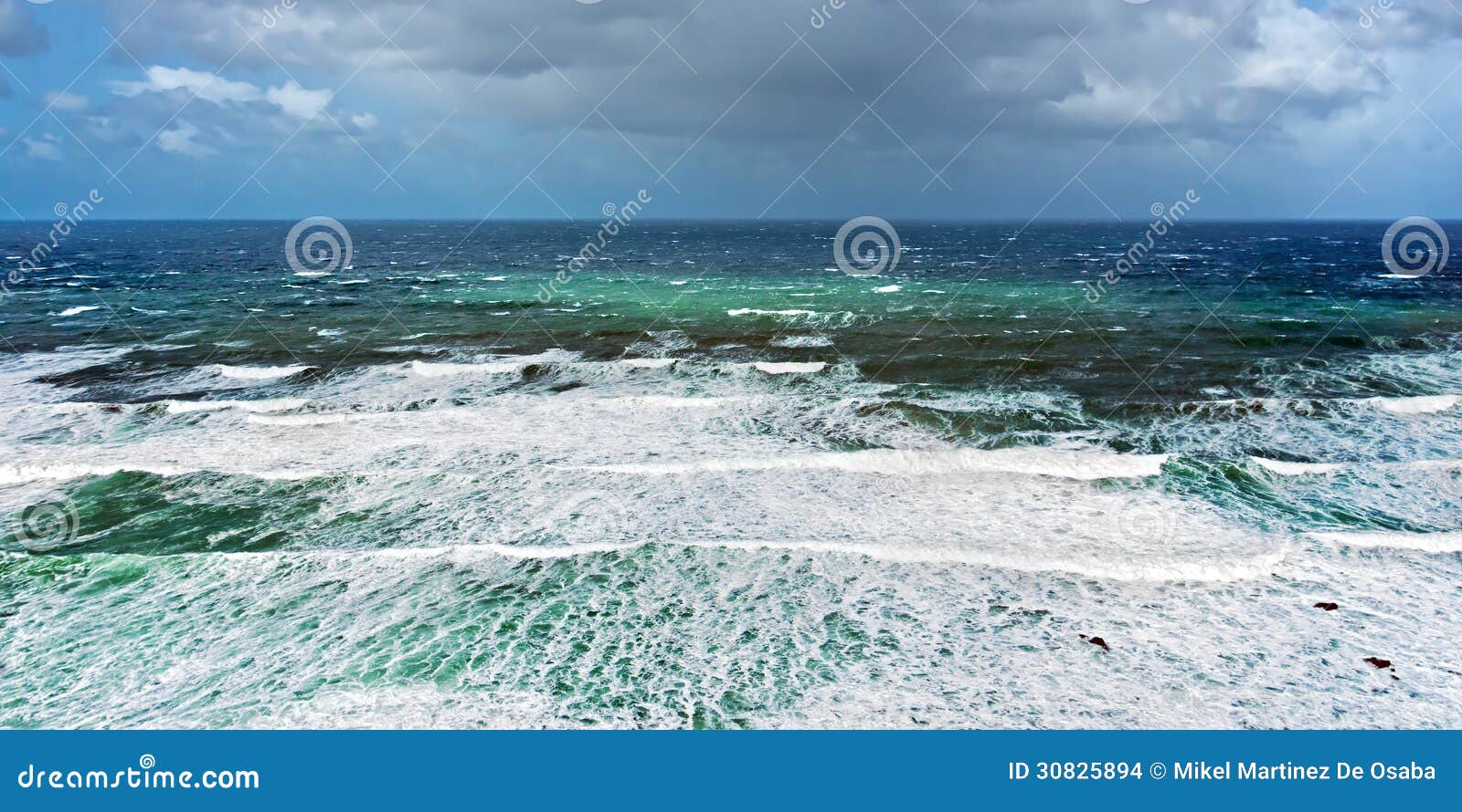 Rough Sea with Stormy Weather Stock Photo - Image of break, seascape ...