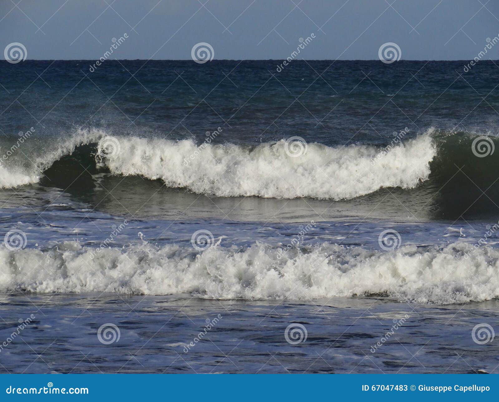 Rough sea stock image. Image of power, natures, powerful - 67047483