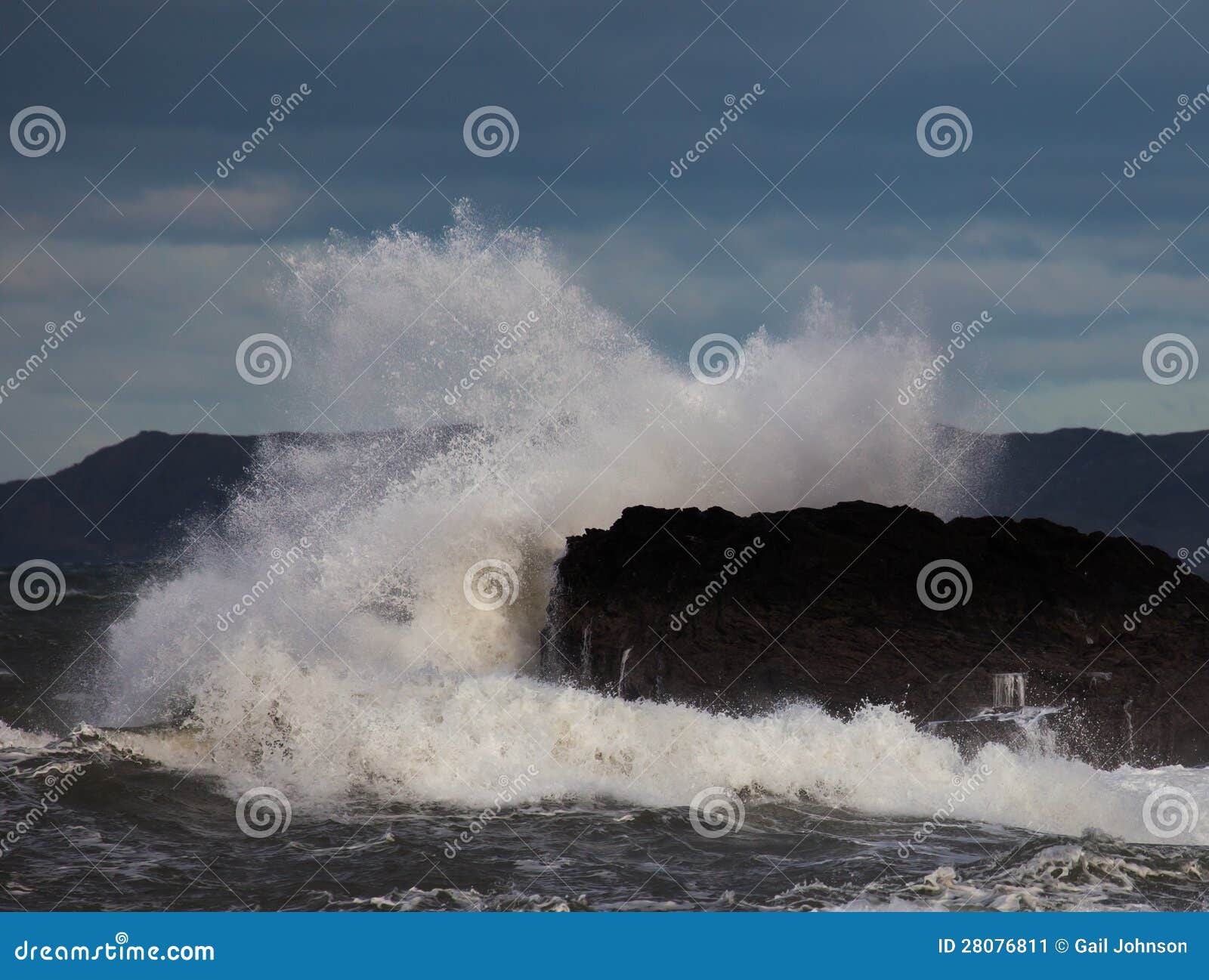 Rough Seas stock image. Image of anglesey, rough, ocean - 28076811
