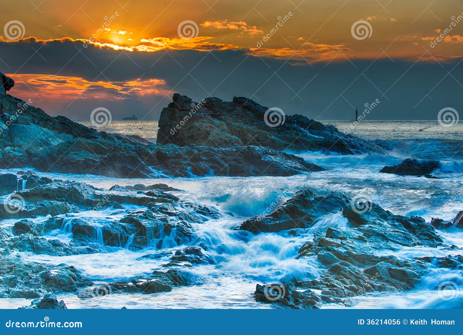 Rough seas at Dusk stock photo. Image of asia, tide, waves - 36214056