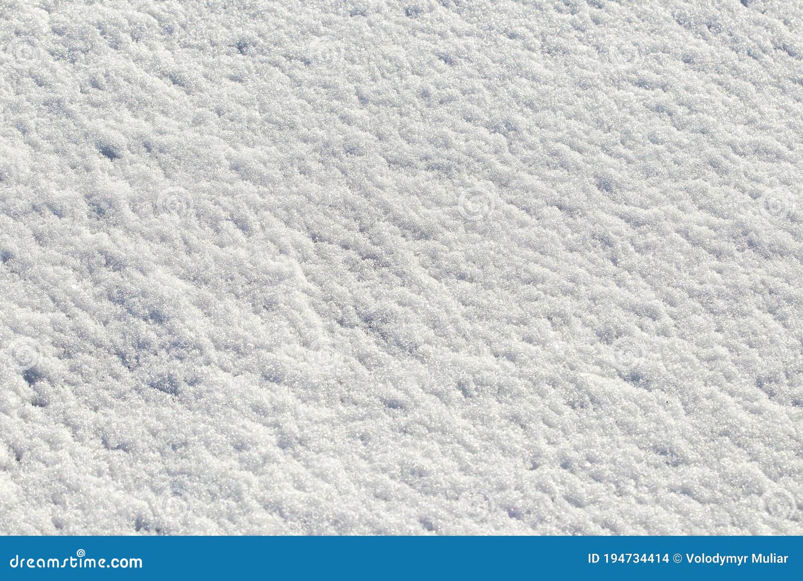 Rough Snow Texture in Sunny Weather, Winter Background Stock Photo ...
