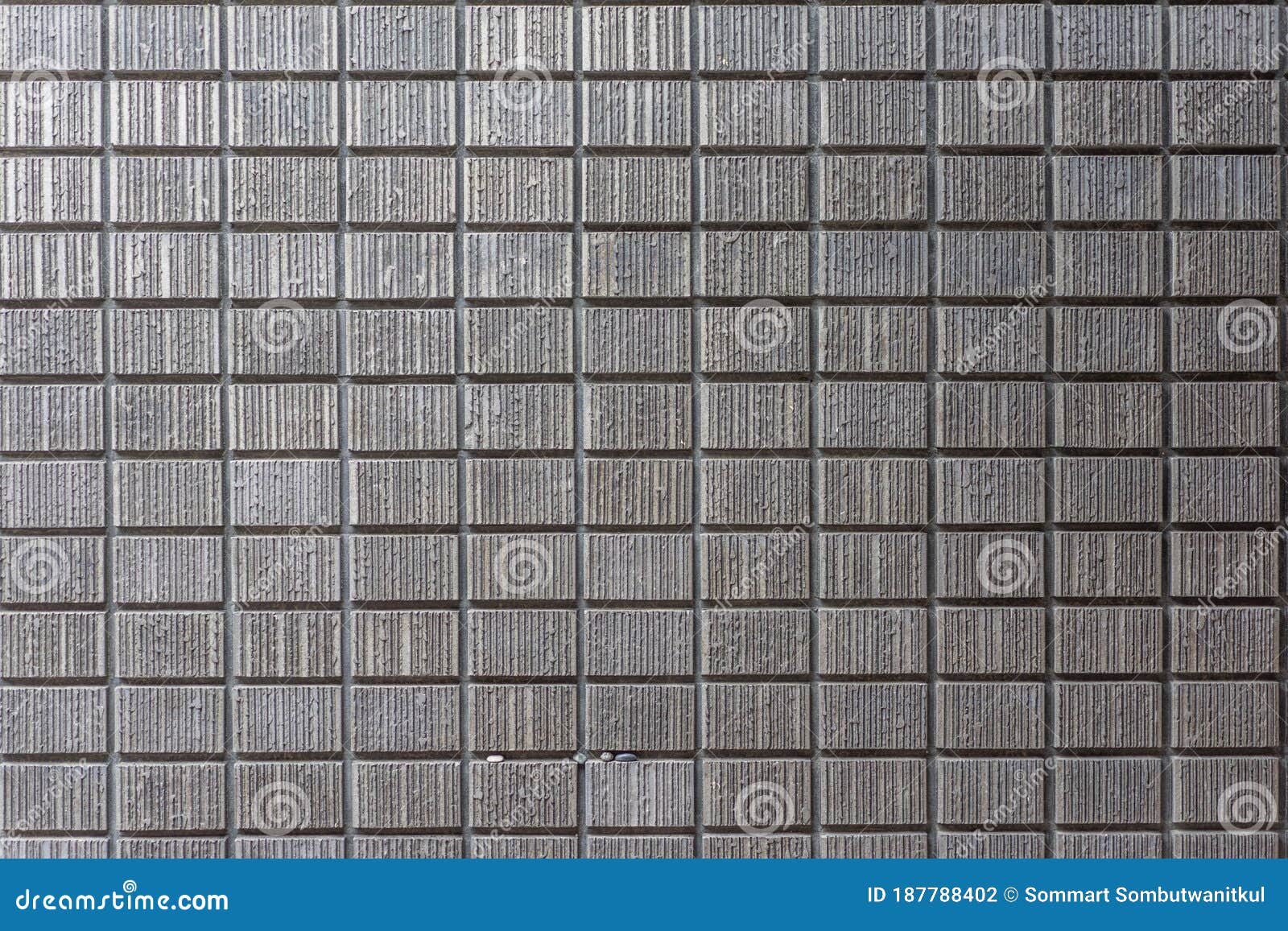 Rough Square Concrete Wall, Texture Stock Photo - Image of detail ...