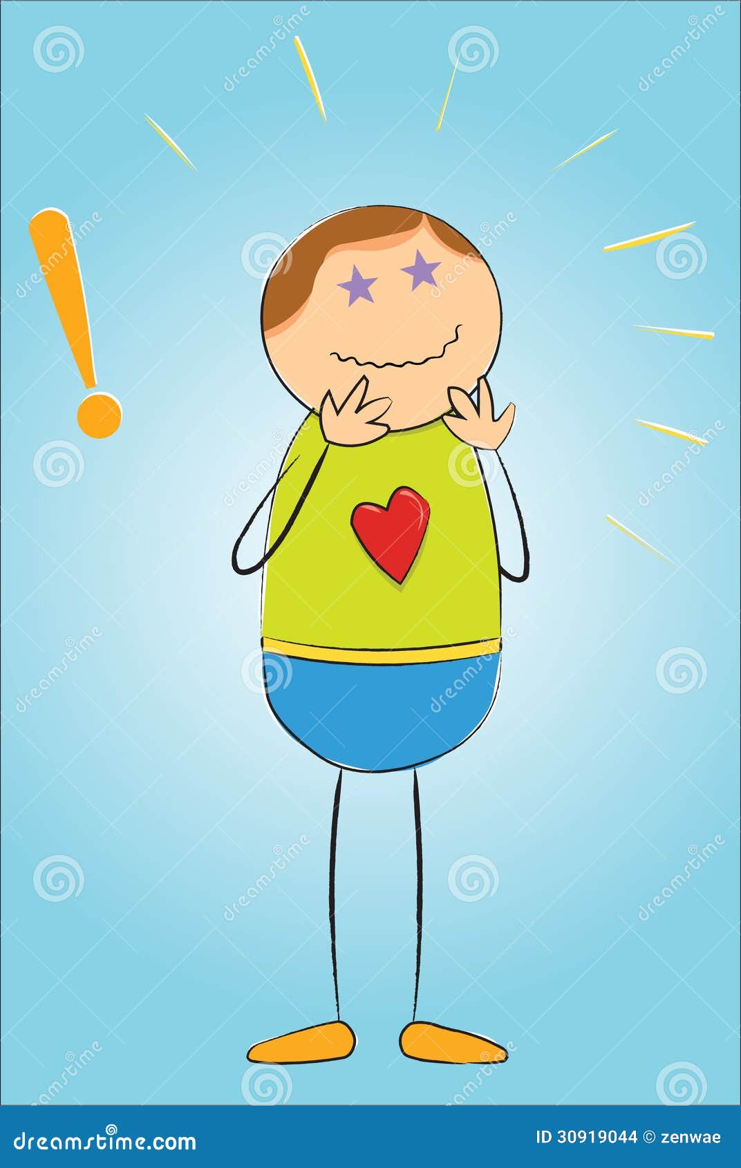 Rough Stick Figure - Admiring Stock Vector - Illustration of ...