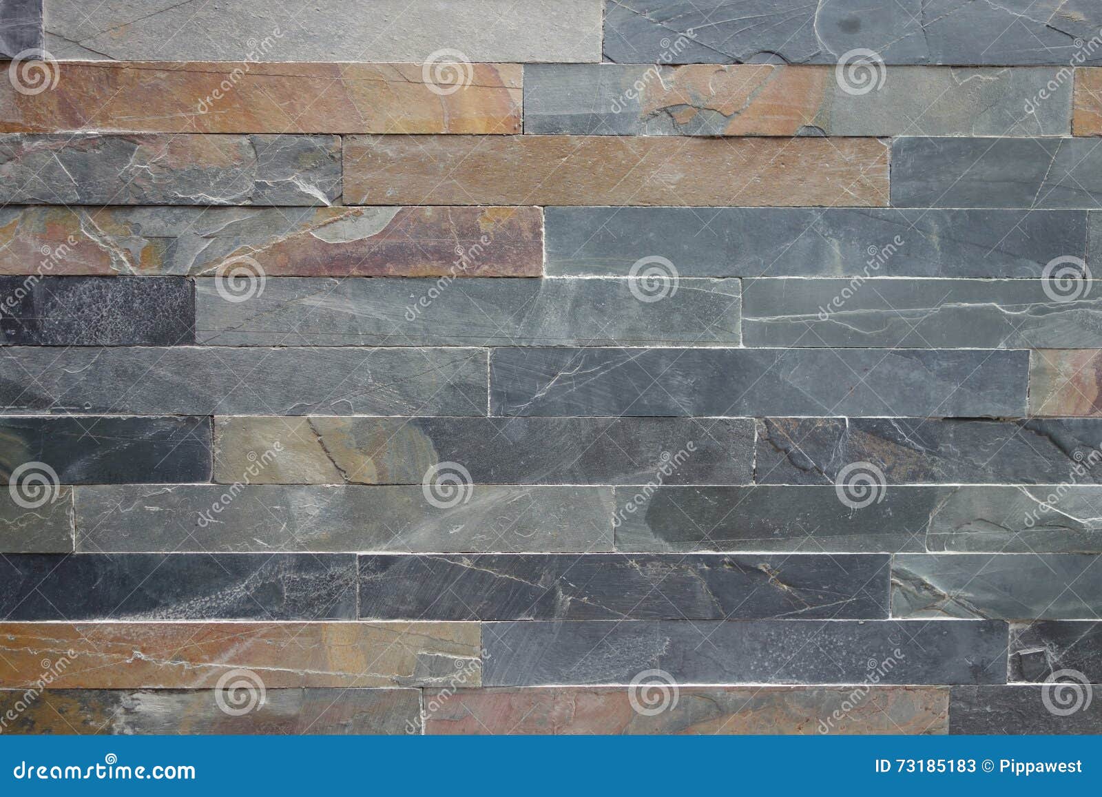 Rough Stone Cladding Tiled Wall Stock Image - Image of stone, texture ...