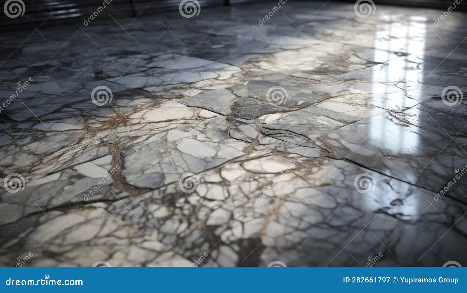 Rough Stone Material, Damaged and Wet, Built Structure Ruined Generated ...