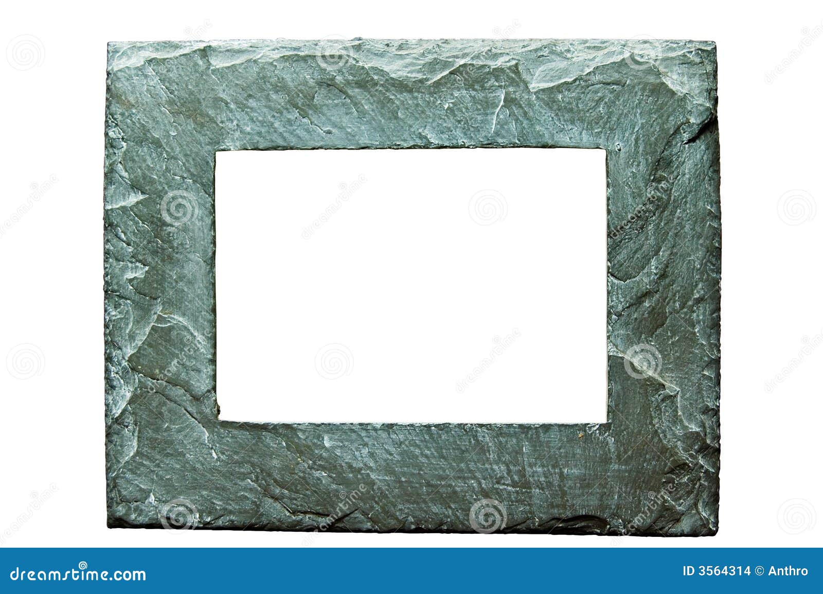 Rough Stone Picture Frame on W Stock Photo - Image of dirty ...