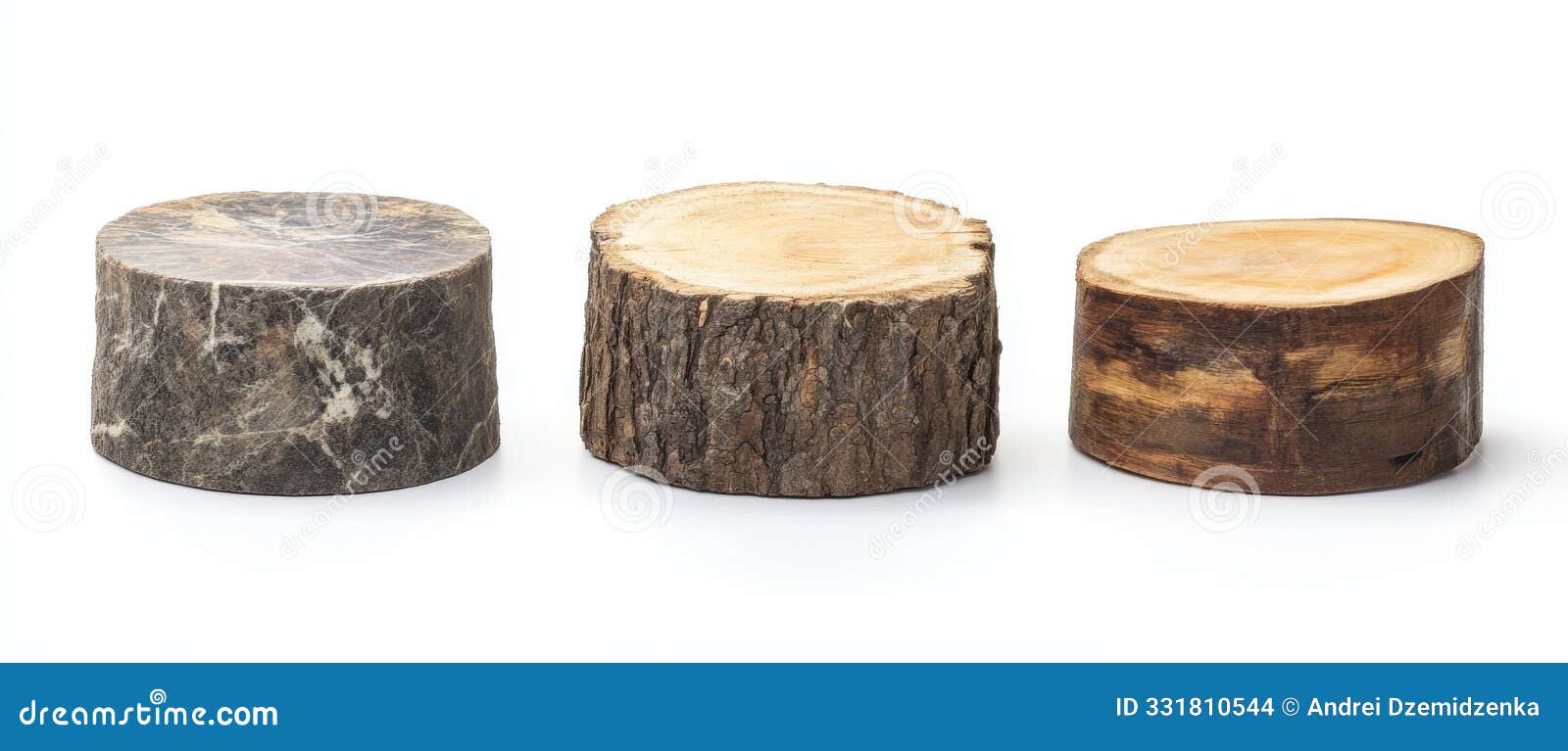 A Rough Stone Tree Stump is Isolated on a Transparent Background Stock ...