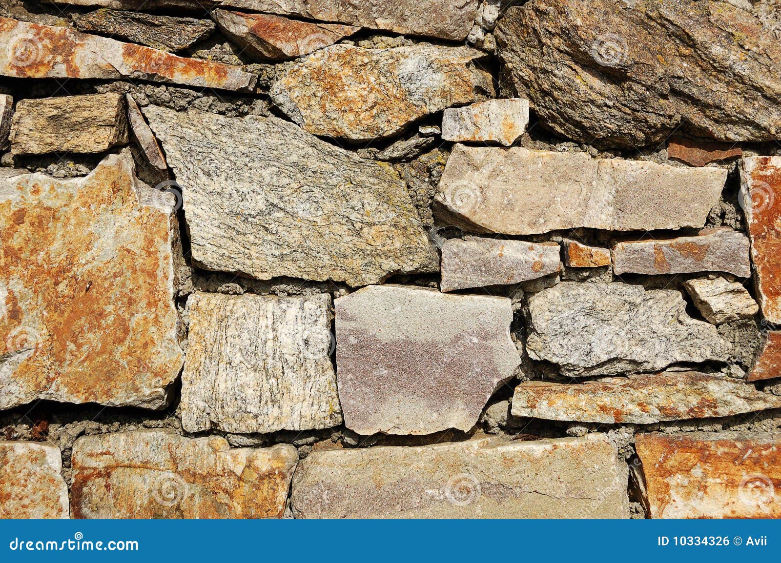 Rough stone wall stock photo. Image of architectural - 10334326