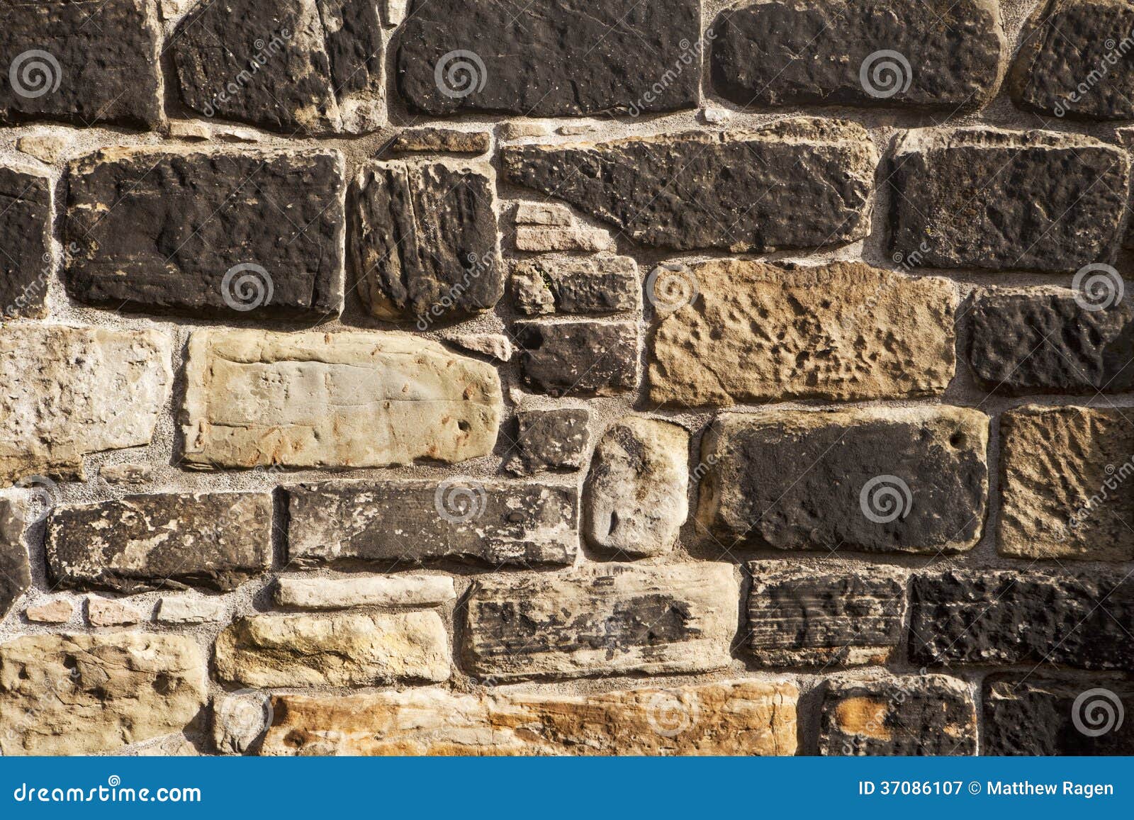 Rough Stone Wall stock image. Image of architectural - 37086107