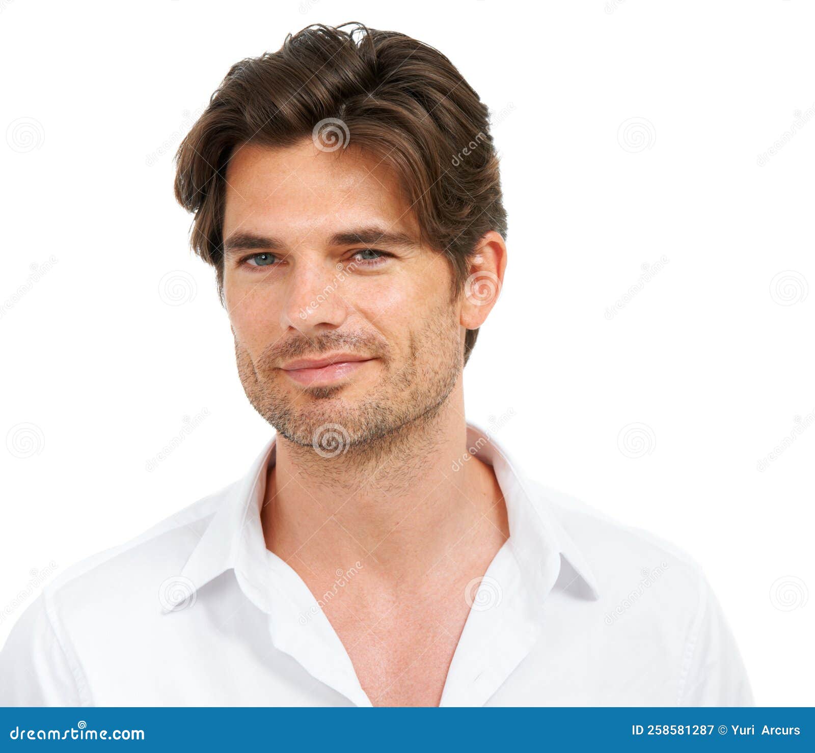 Rough Style for a Smooth Operator. Studio Portrait of a Handsome Man ...