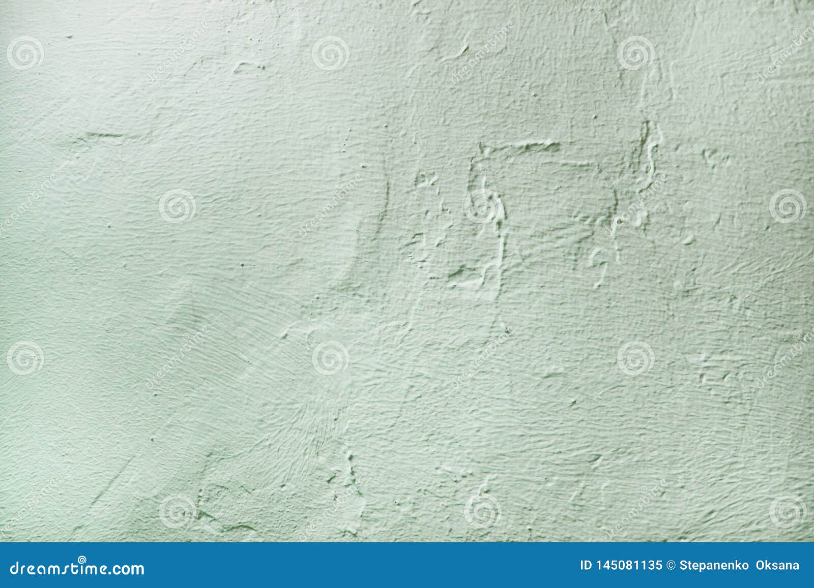 Rough Surface Plaster Texture. Mint Pastel Light Blue Color Background ...
